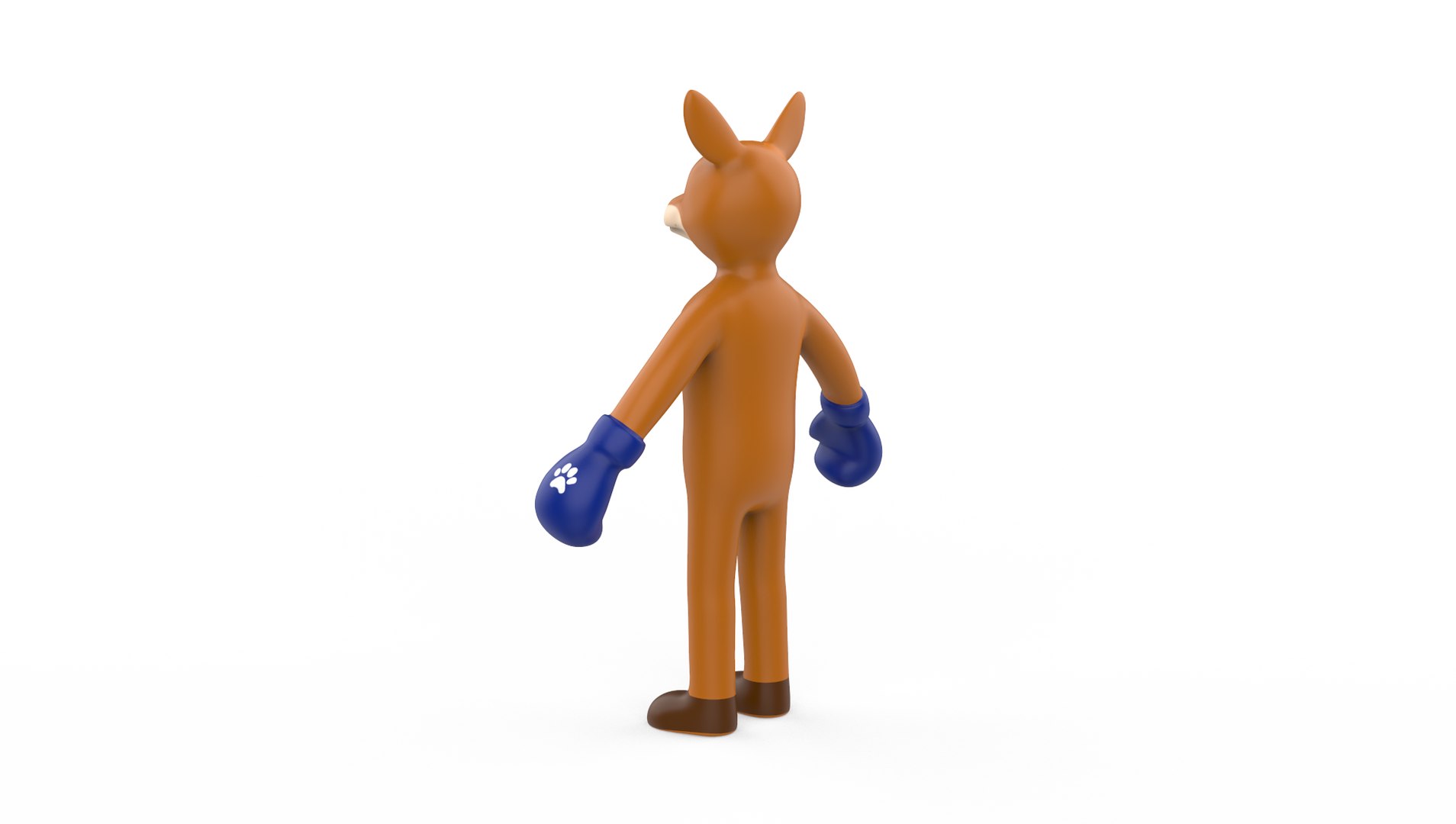 3D Boxing Kangaroo Animal Animated Model - TurboSquid 2168876