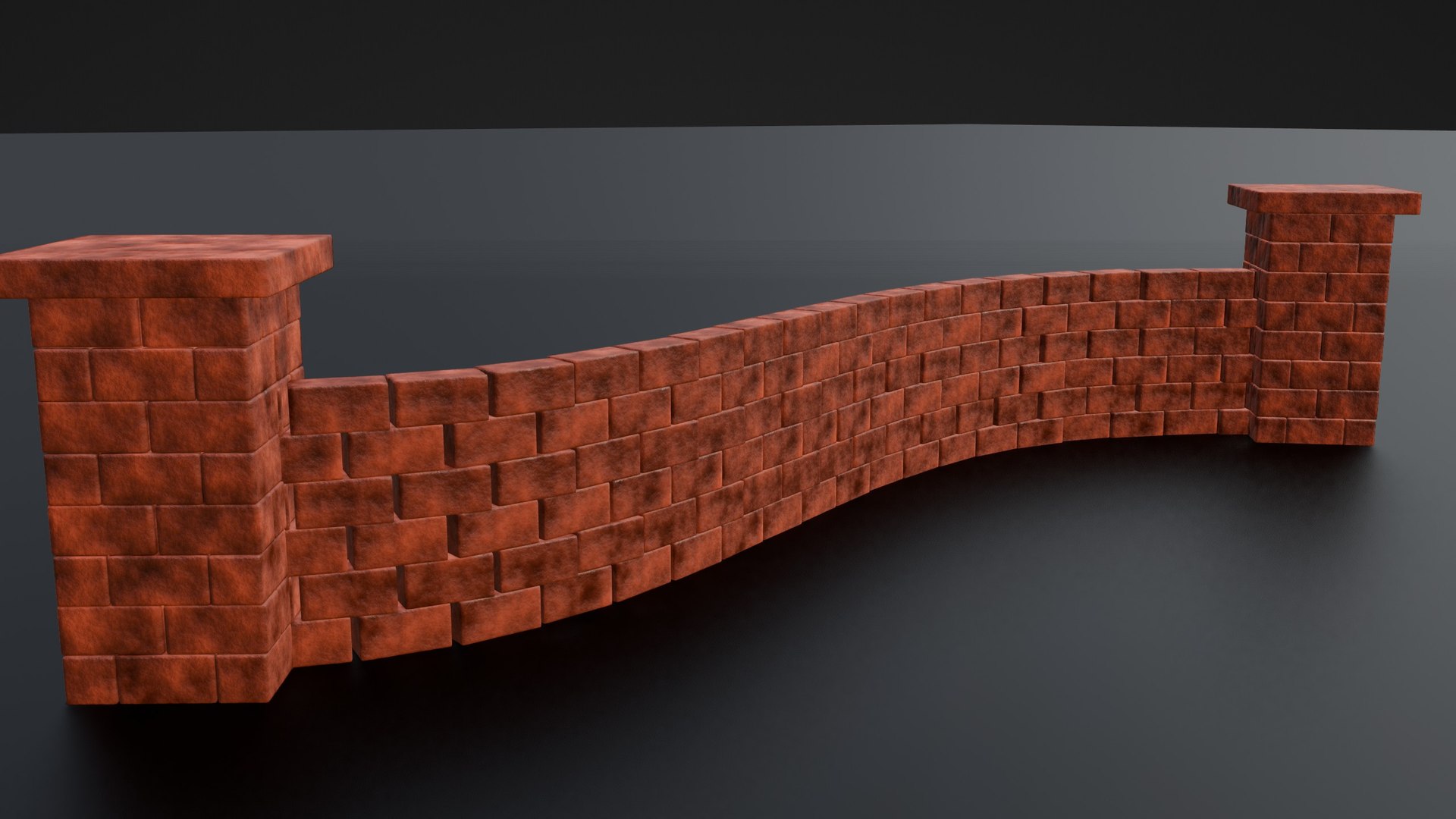 Customizable Brick Wall-Geometry Nodes-Blender model - TurboSquid 2161934