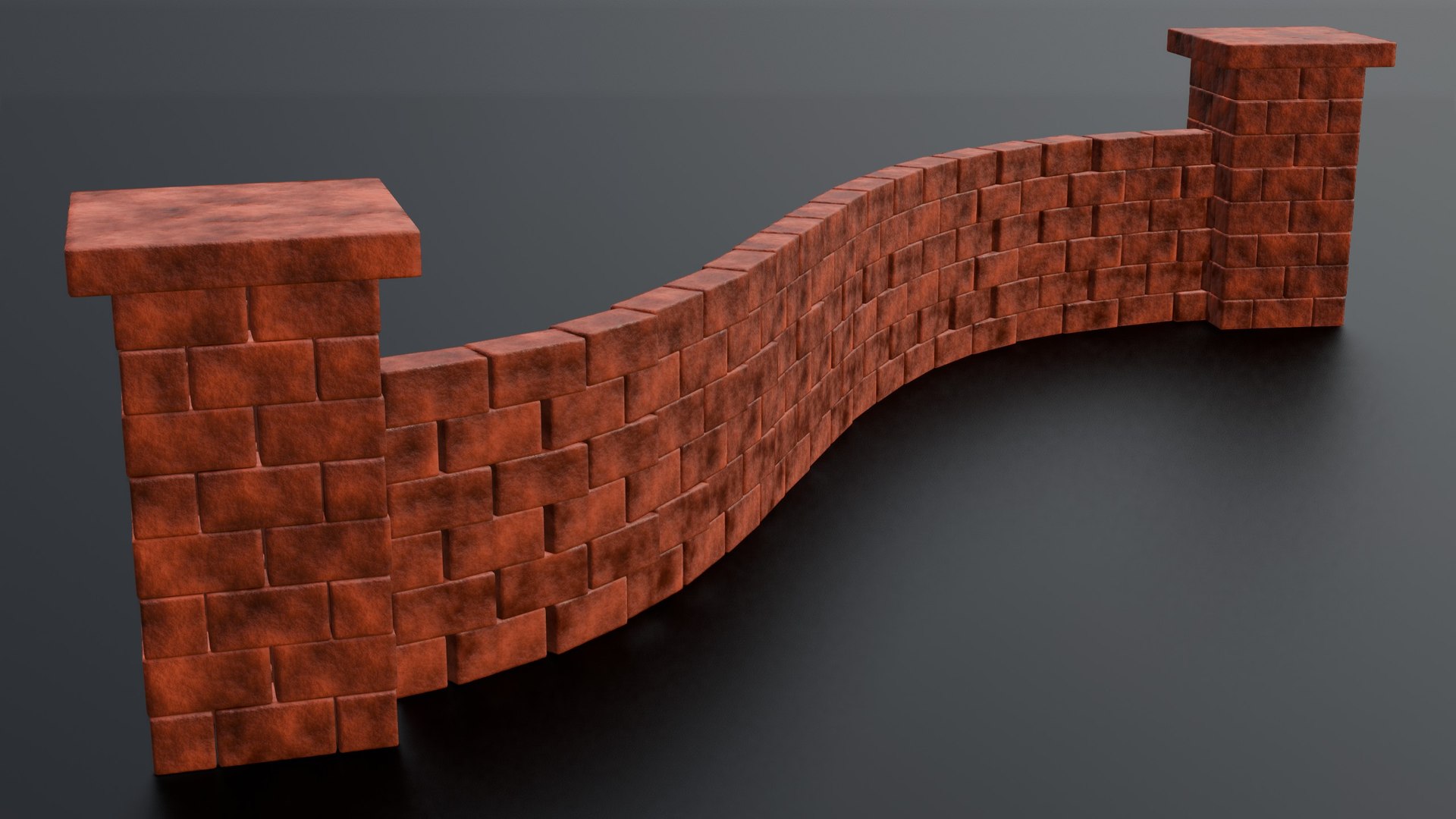Customizable Brick Wall-Geometry Nodes-Blender model - TurboSquid 2161934