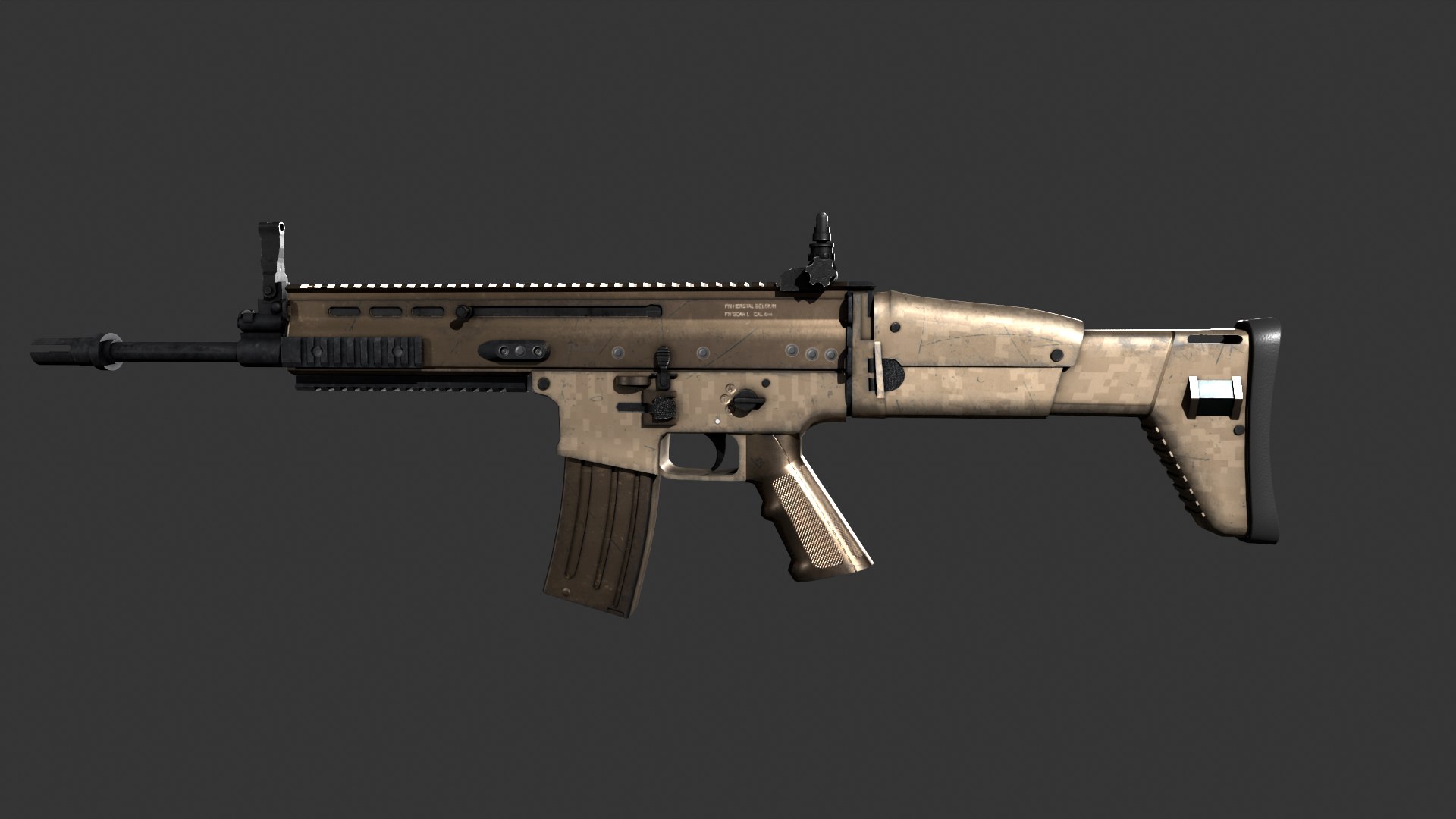 SCAR-L 3D Model - TurboSquid 1827023