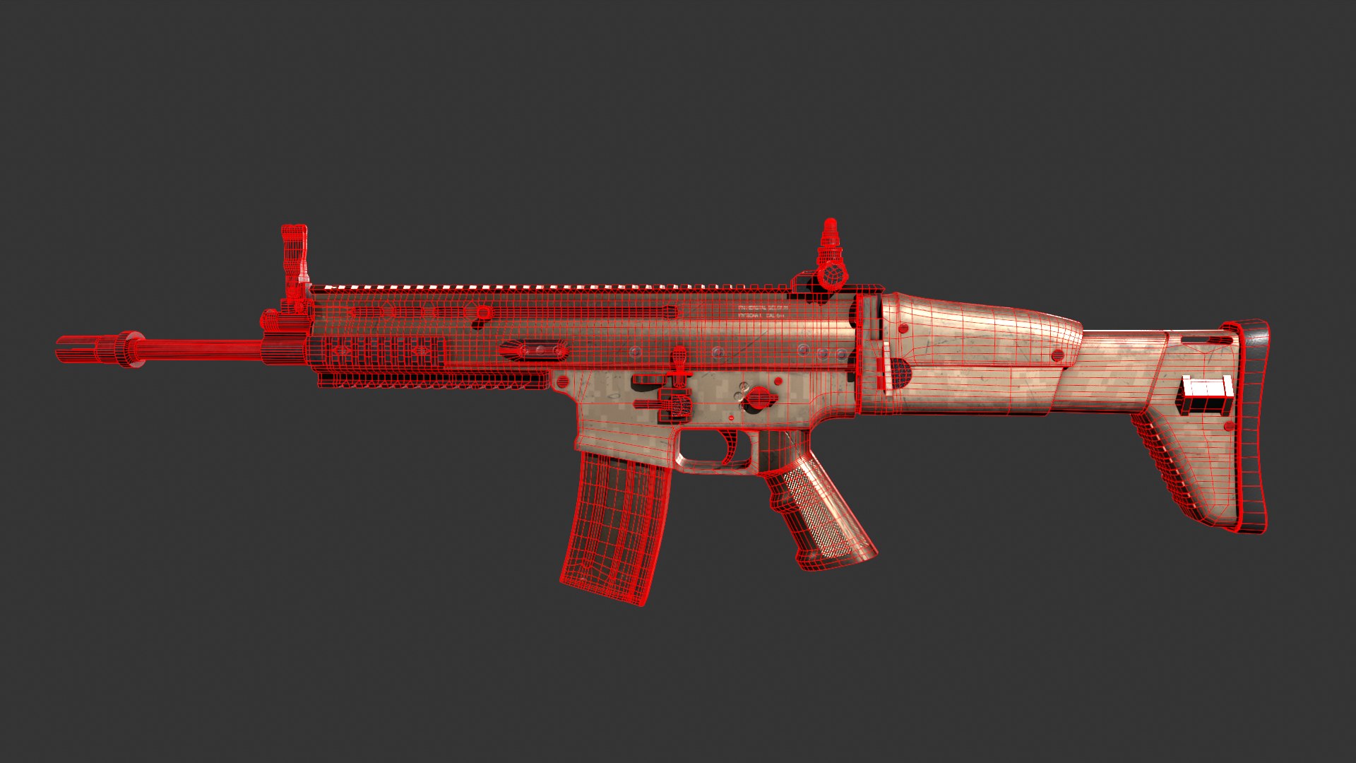 SCAR-L 3D Model - TurboSquid 1827023