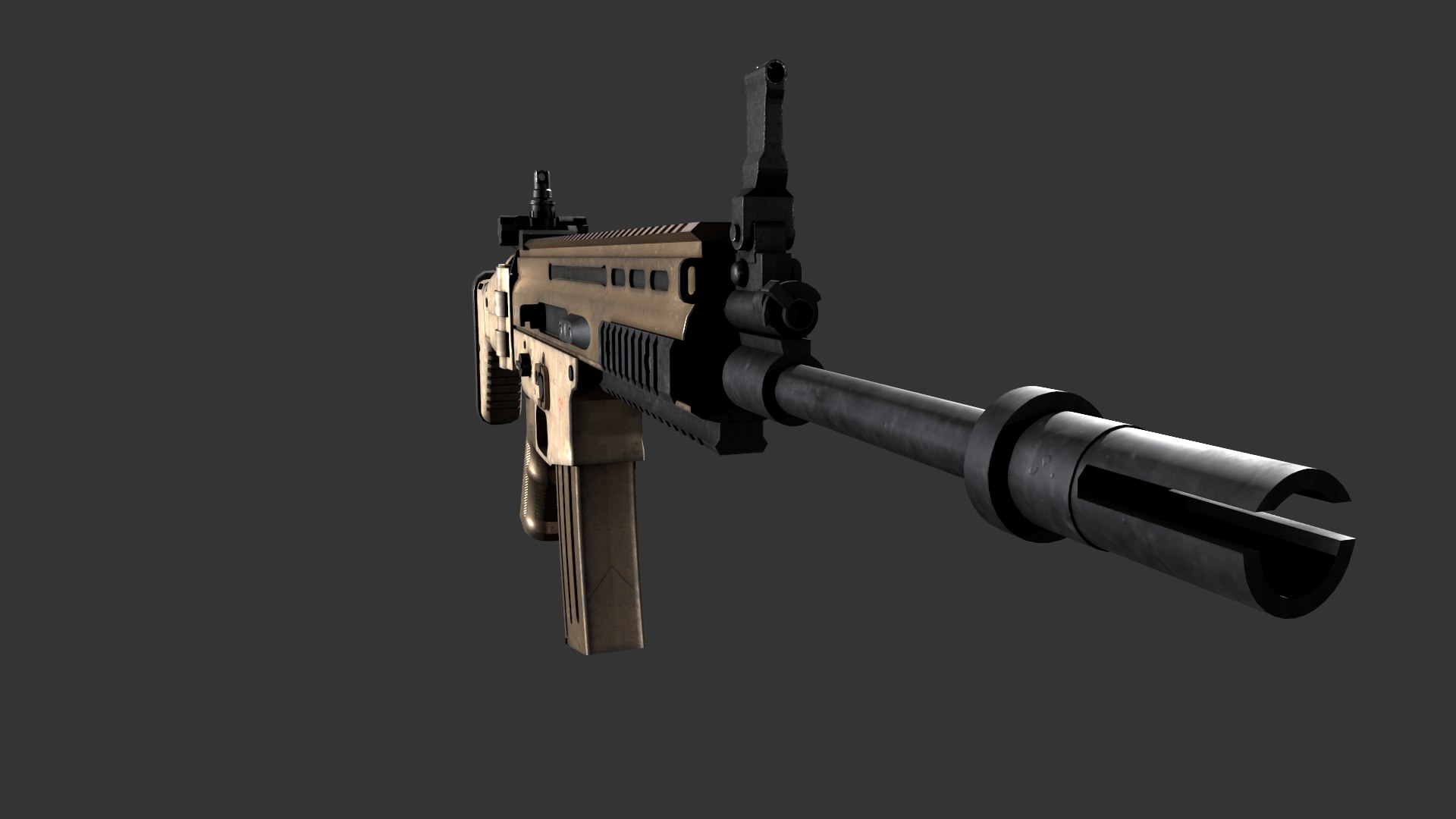 SCAR-L 3D Model - TurboSquid 1827023