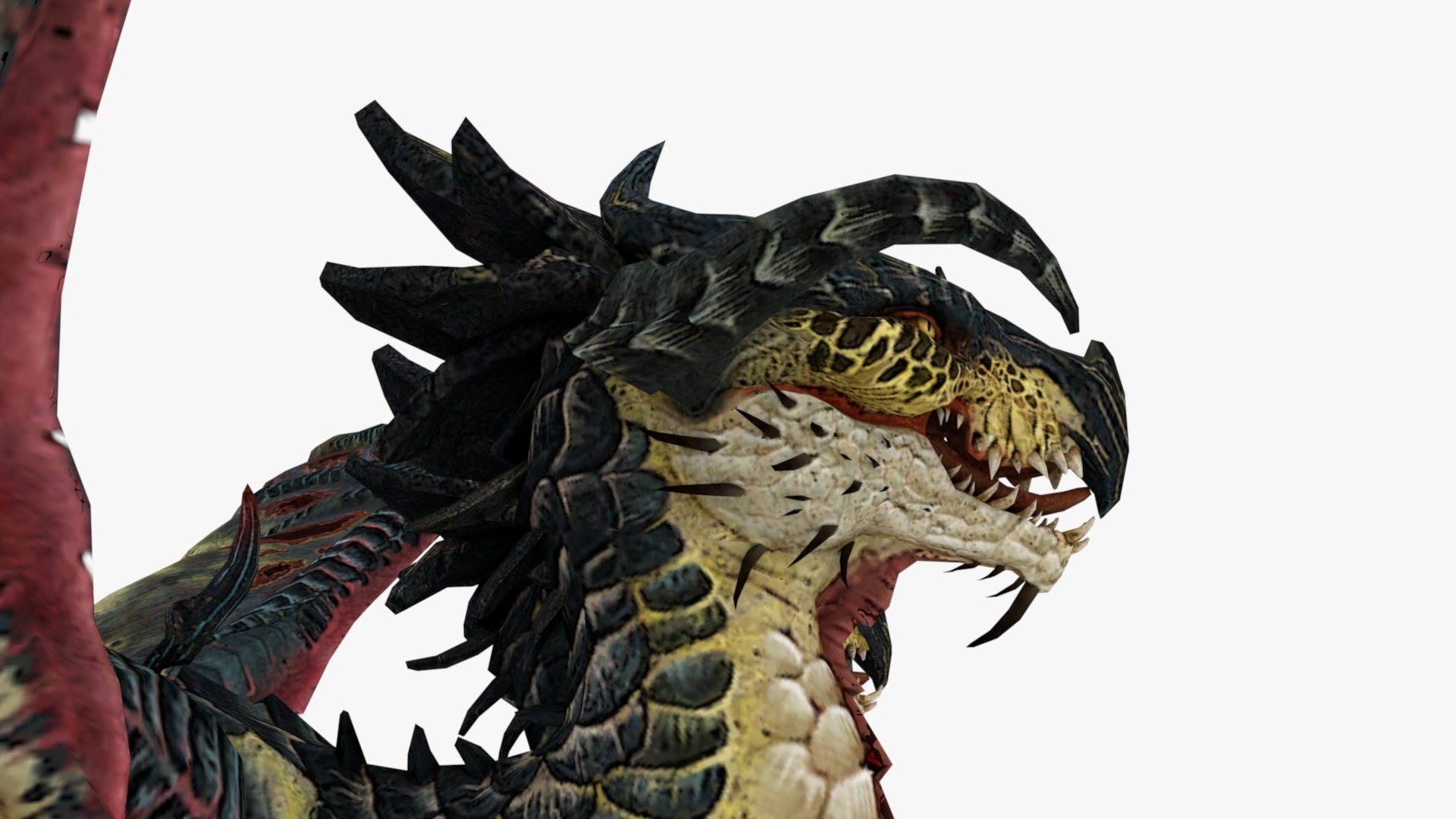 Two Head Dragon Wyvern Rigged And Animated Model - TurboSquid 2376459