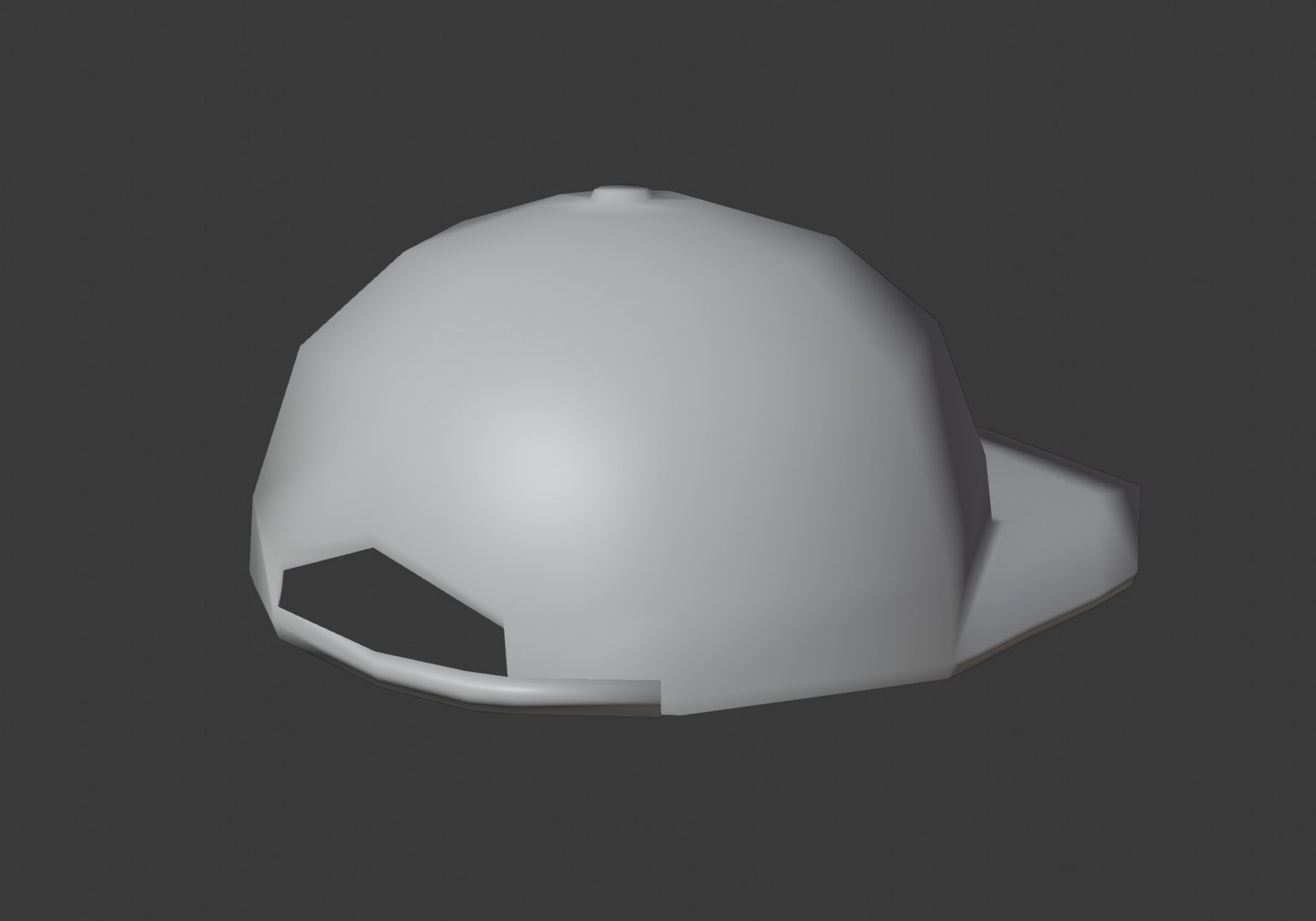 3D Low Poly Black Stylistic Cap - TurboSquid 1893295