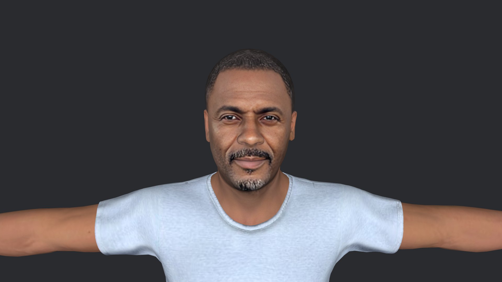 Idris Elba Hyper Realistic Full Body Fully Rigged 3D Character 3D ...