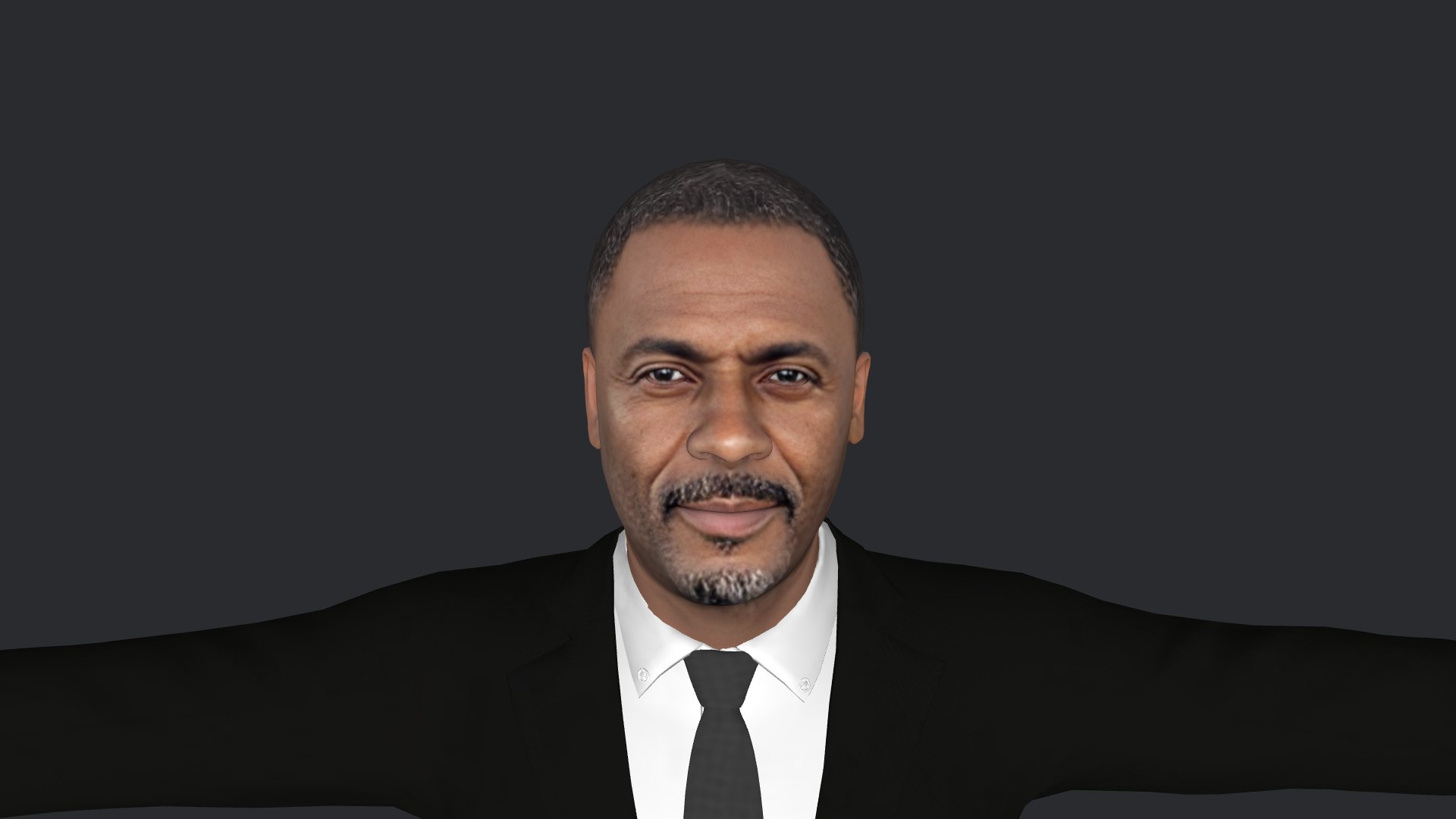 Idris Elba Hyper Realistic Full Body Fully Rigged 3D Character 3D ...