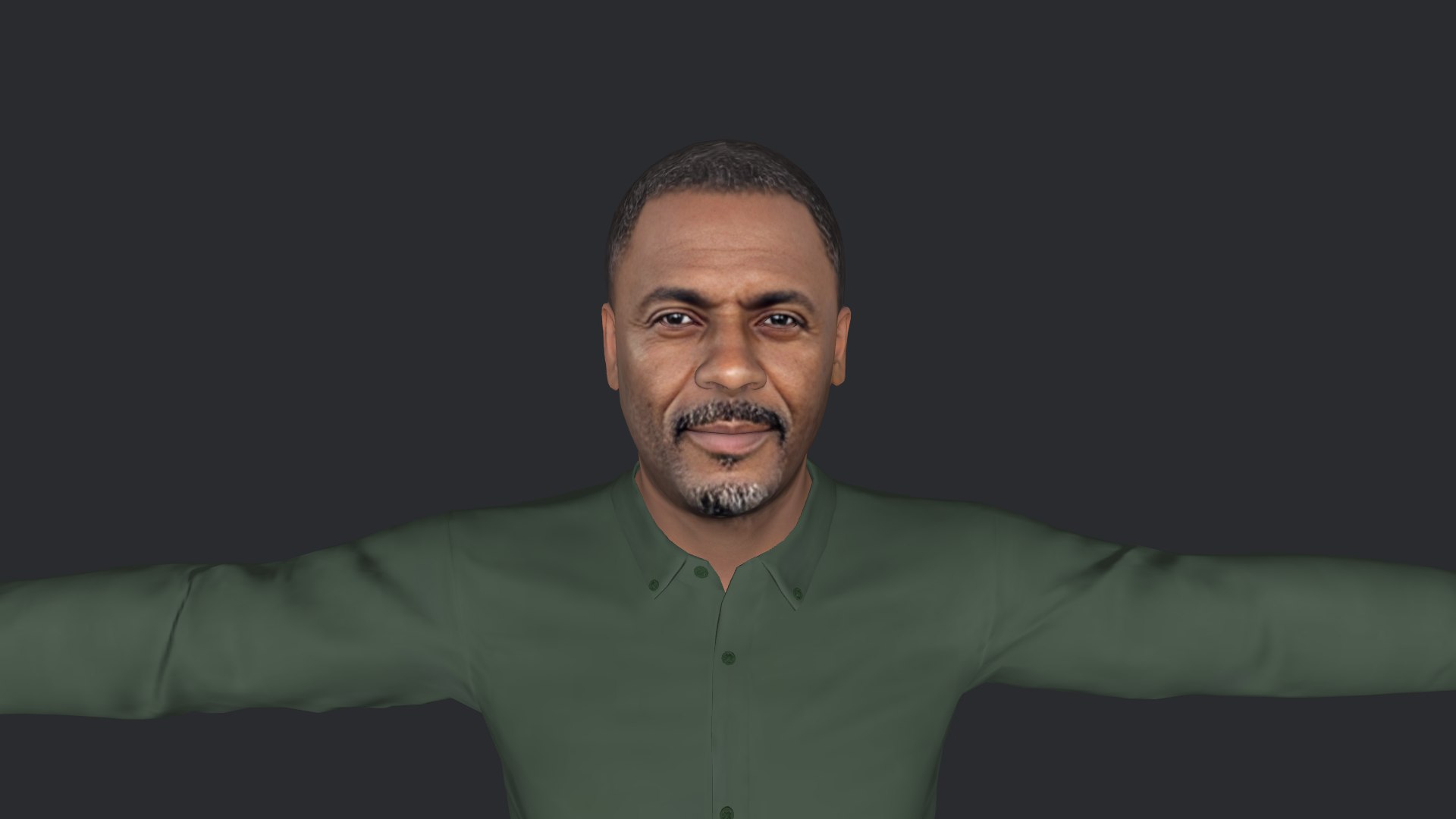 Idris Elba Hyper Realistic Full Body Fully Rigged 3D Character 3D ...