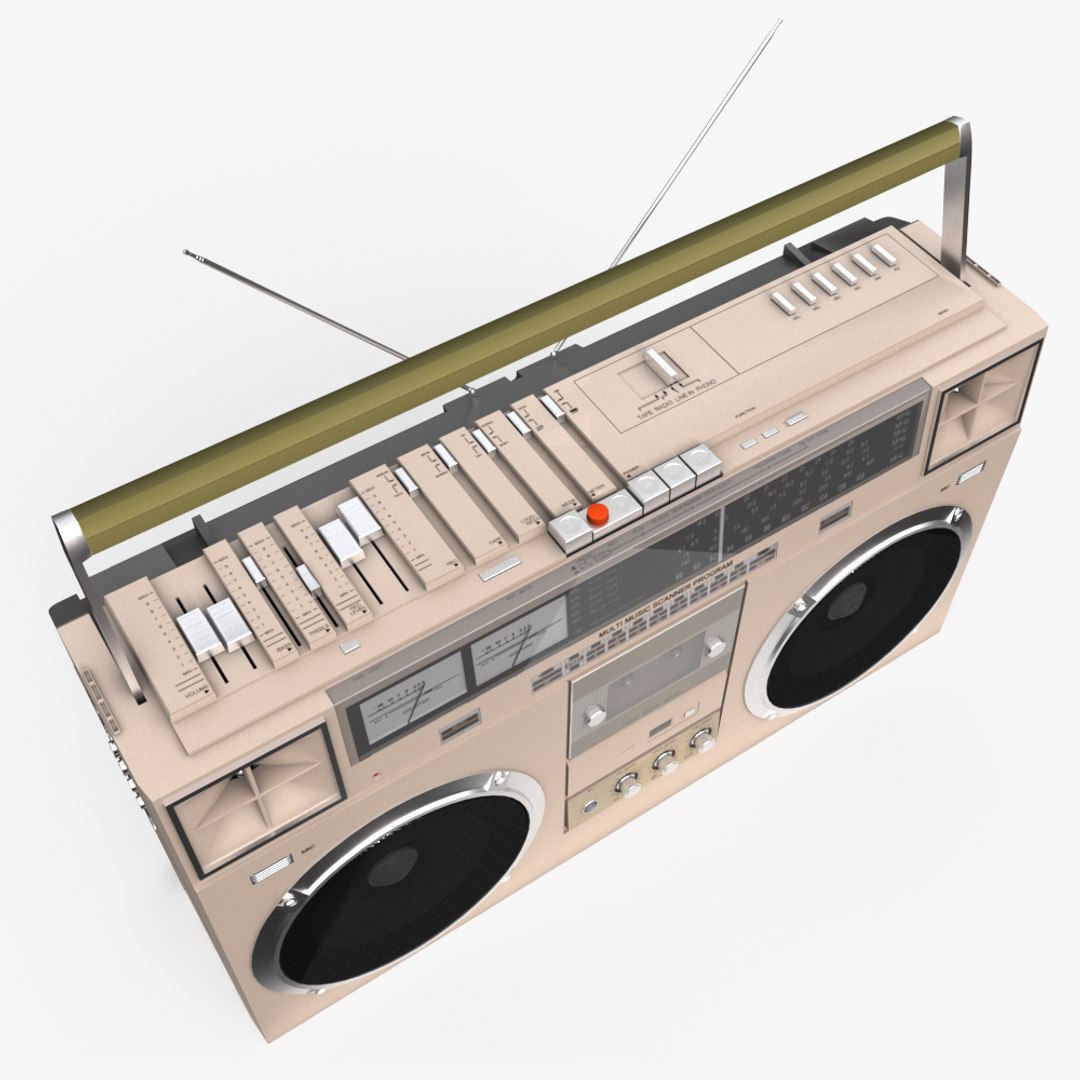 3D Model Boombox Boom Box - TurboSquid 1356934