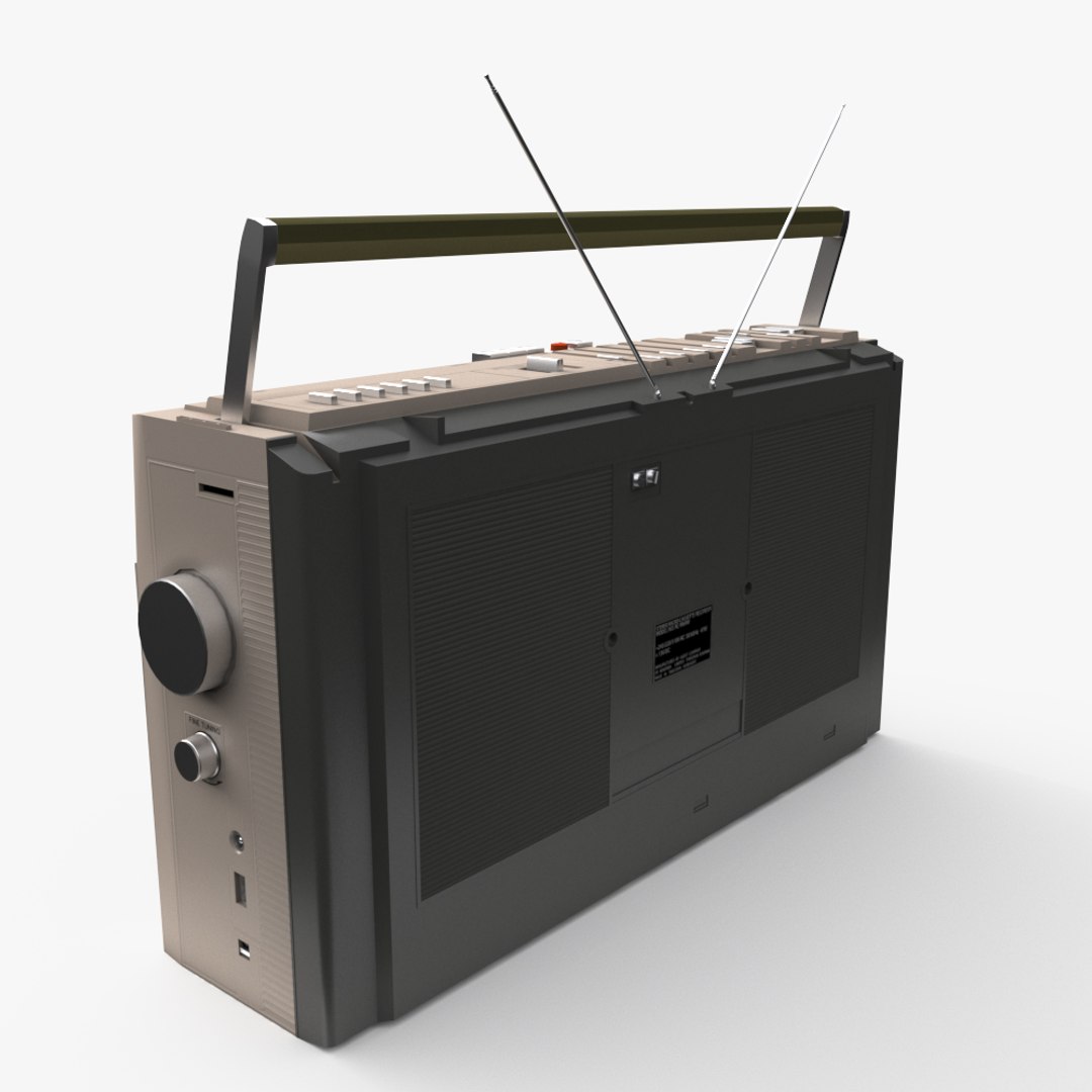 3D Model Boombox Boom Box - TurboSquid 1356934