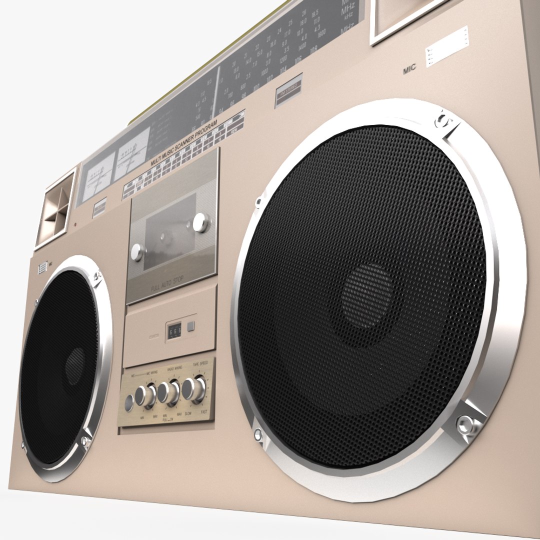 3D Model Boombox Boom Box - TurboSquid 1356934