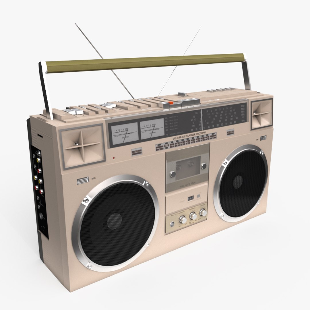 3D Model Boombox Boom Box - TurboSquid 1356934