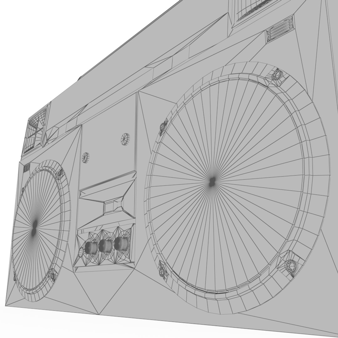 3D Model Boombox Boom Box - TurboSquid 1356934