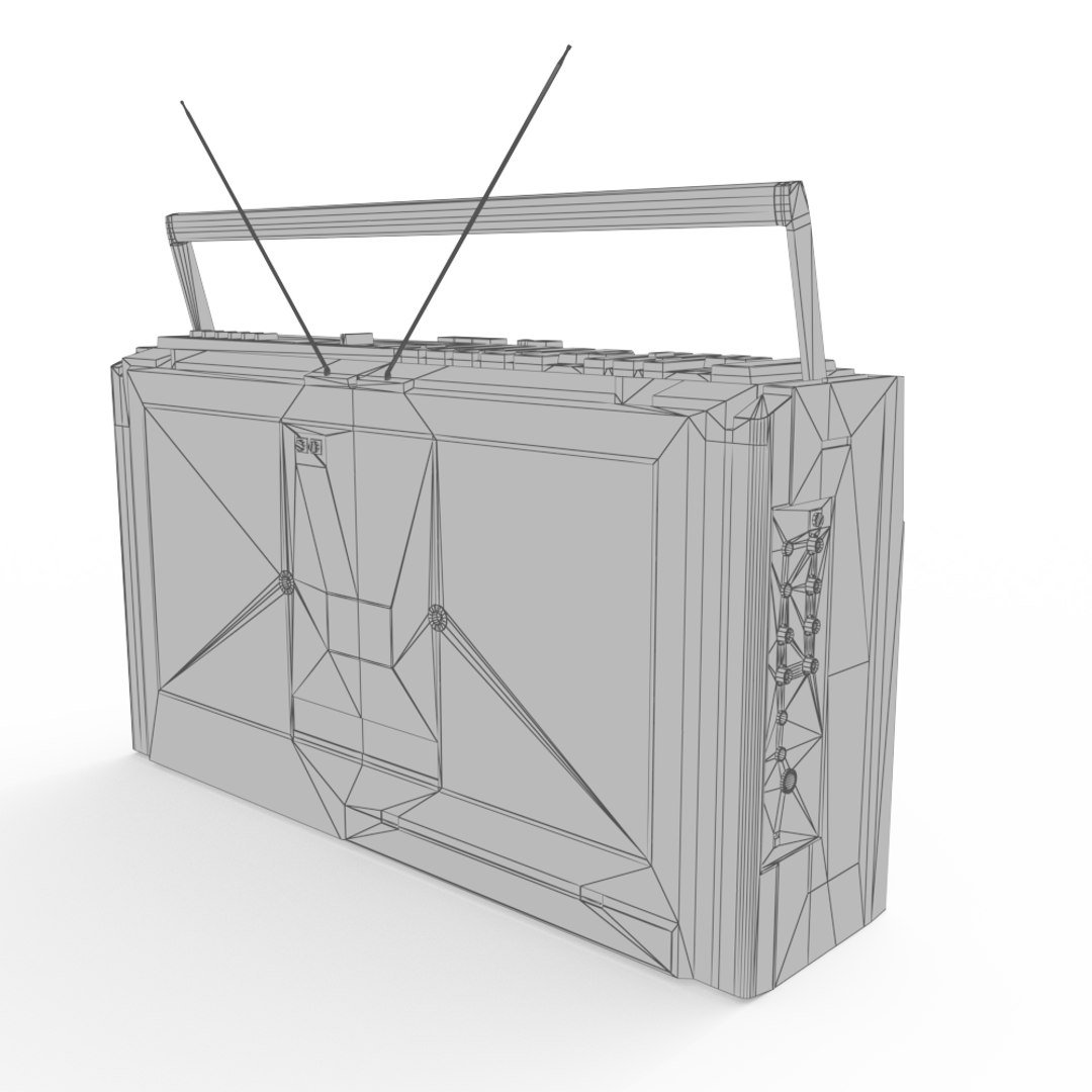3D Model Boombox Boom Box - TurboSquid 1356934