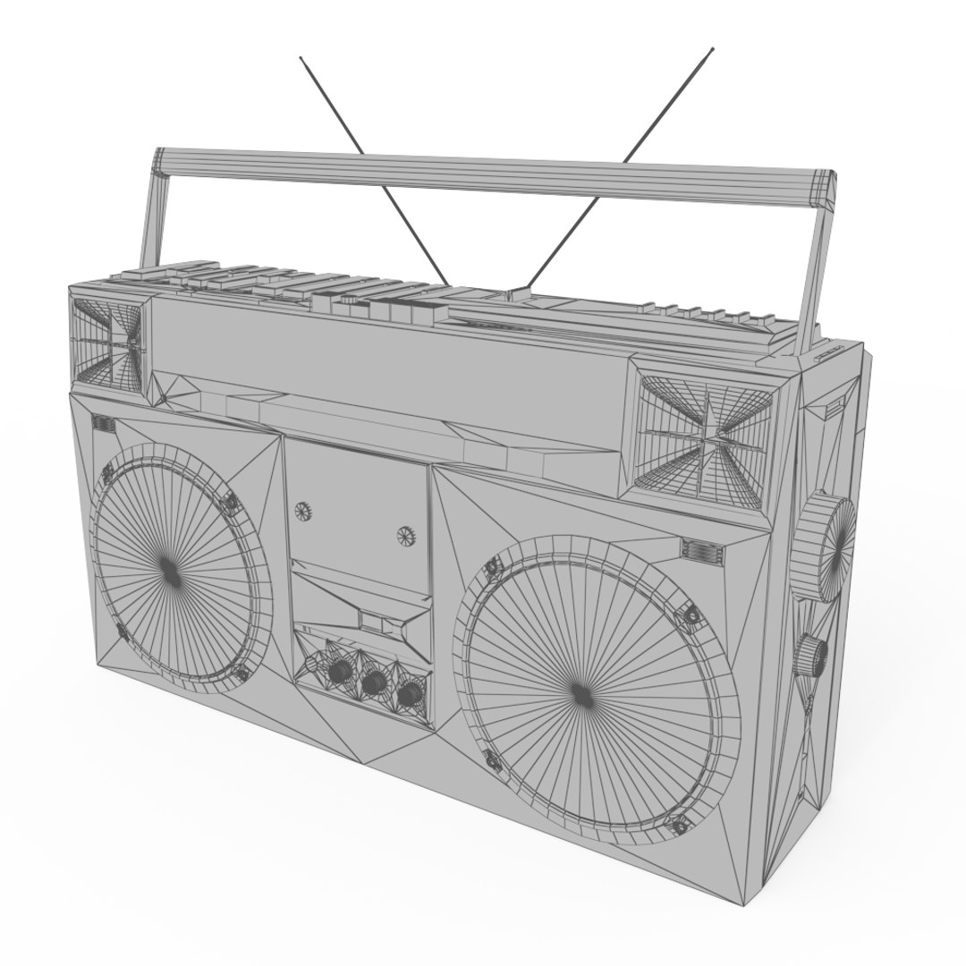 3D Model Boombox Boom Box - TurboSquid 1356934