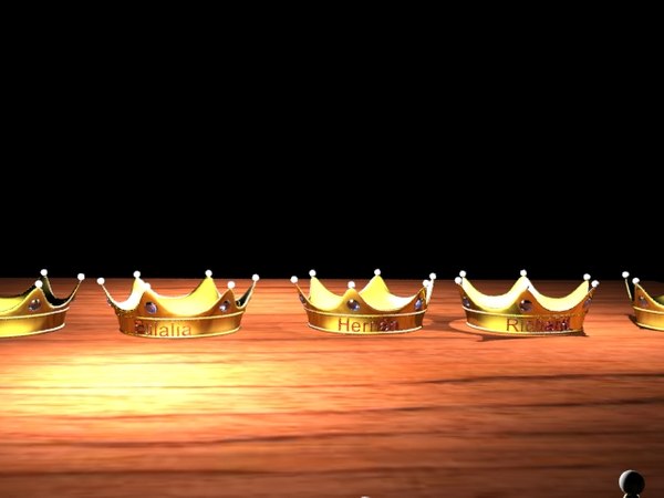 Gold crowns 3D model - TurboSquid 1647883