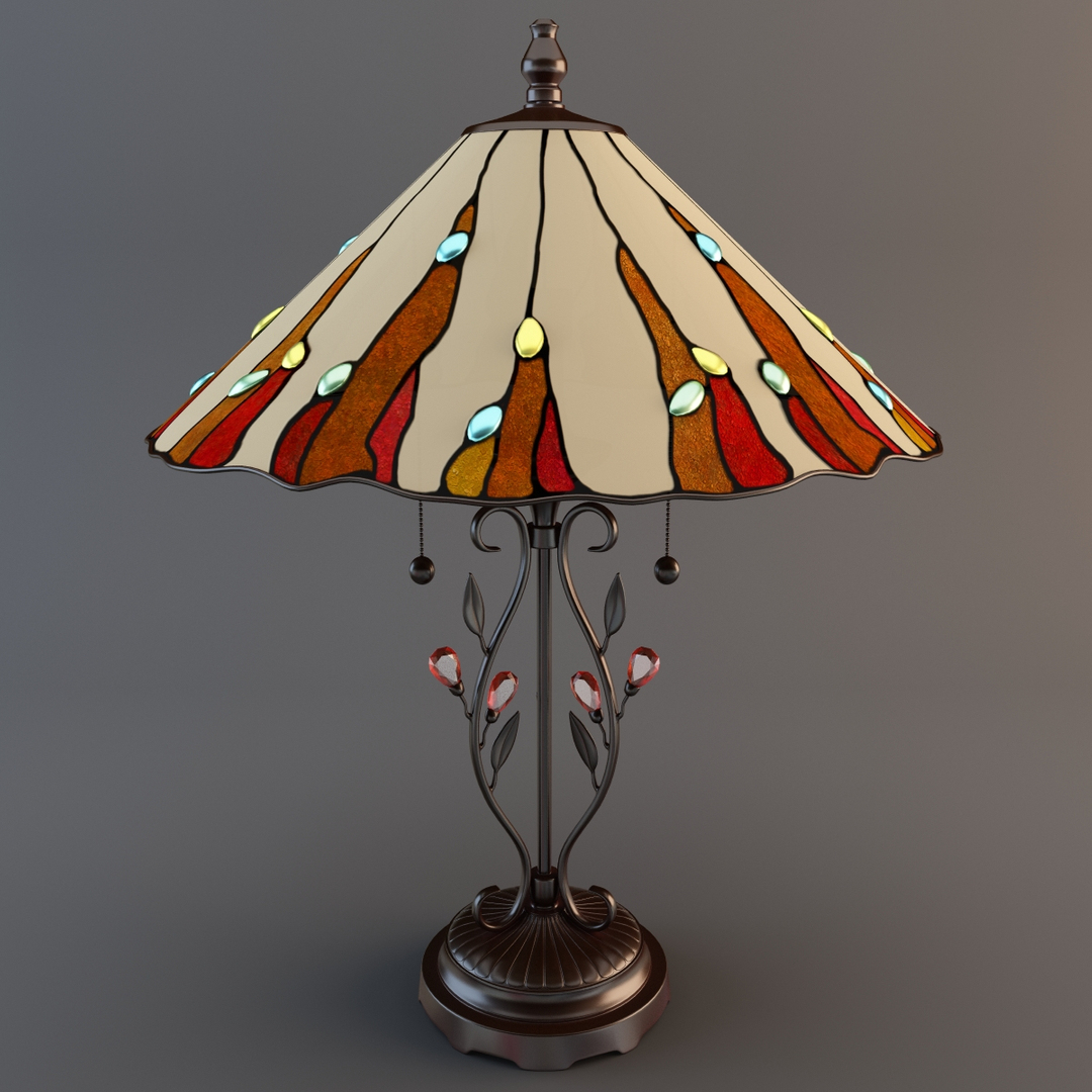3ds max table lamp 3