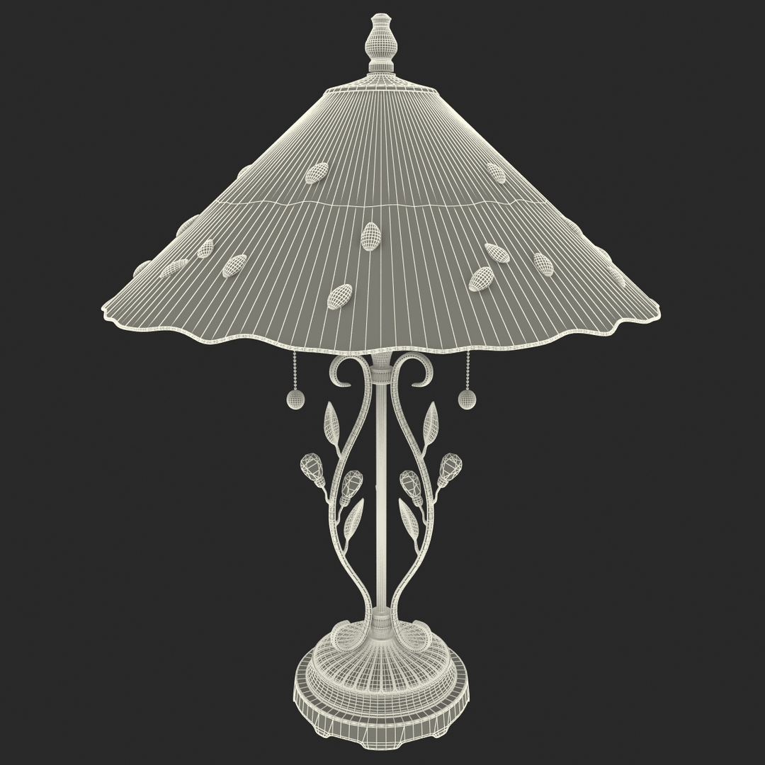 3ds max table lamp 3