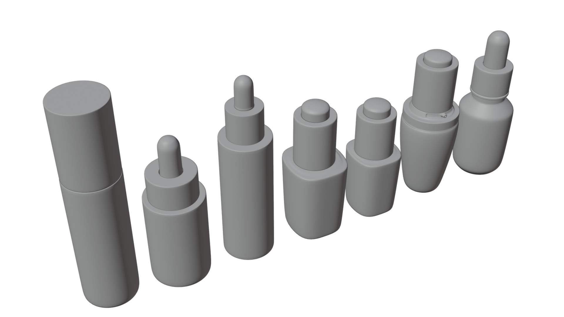 Glass Bottles Model - TurboSquid 1820704