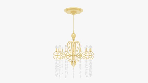 Chandelier Antique 3D model - TurboSquid 1786573