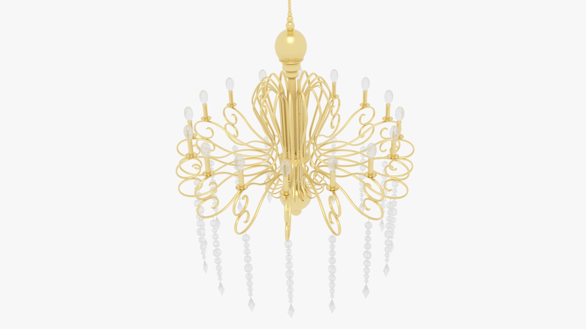 Chandelier Antique 3D model - TurboSquid 1786573