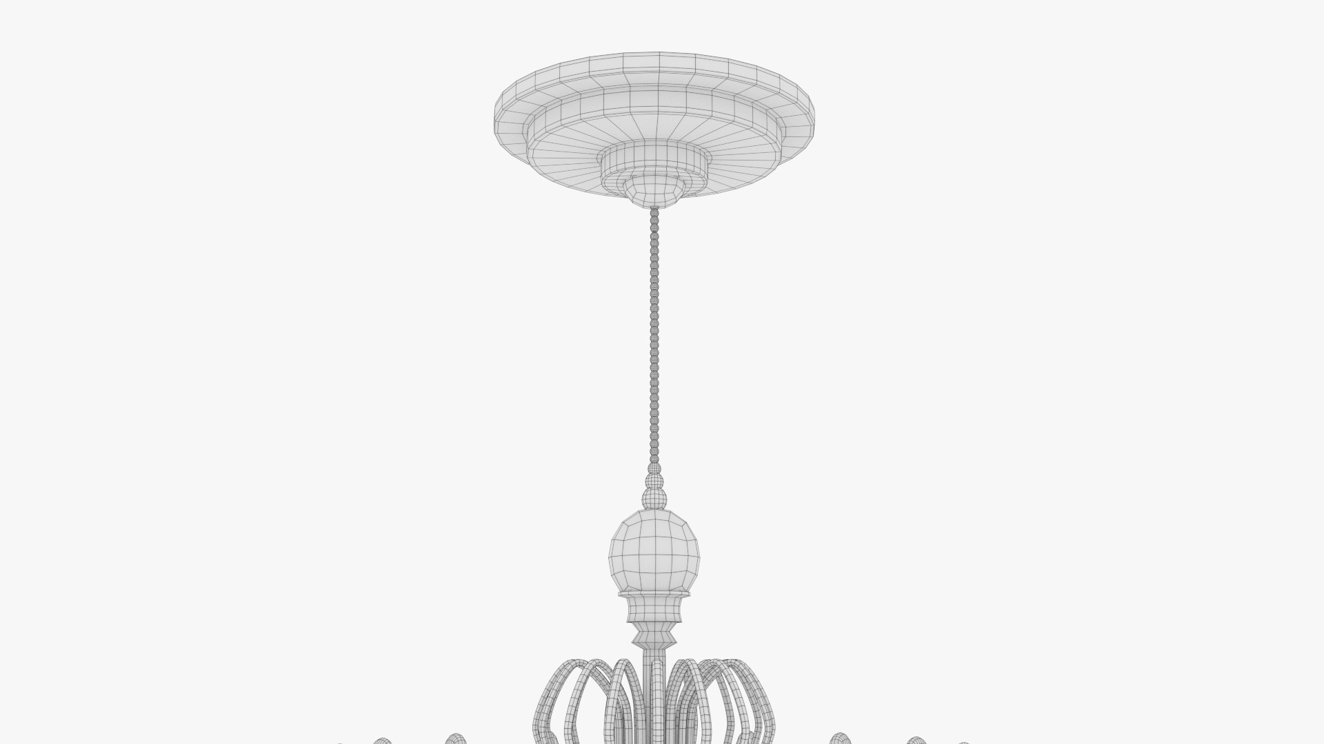 Chandelier Antique 3D model - TurboSquid 1786573
