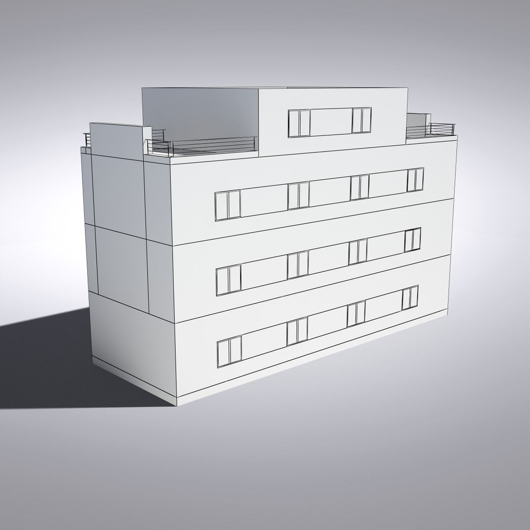modern generic building max