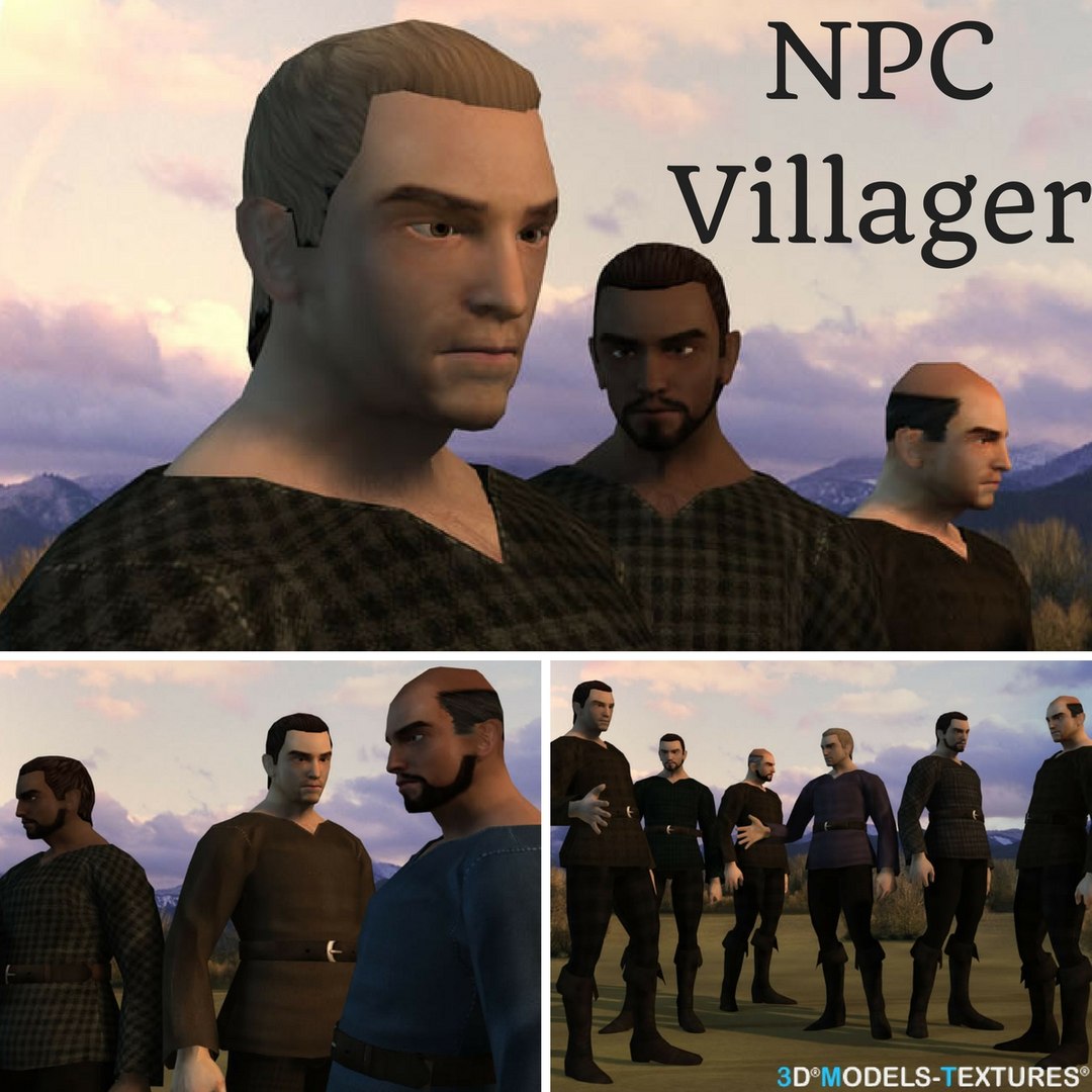 Npc Characters 3D Model - TurboSquid 1213586