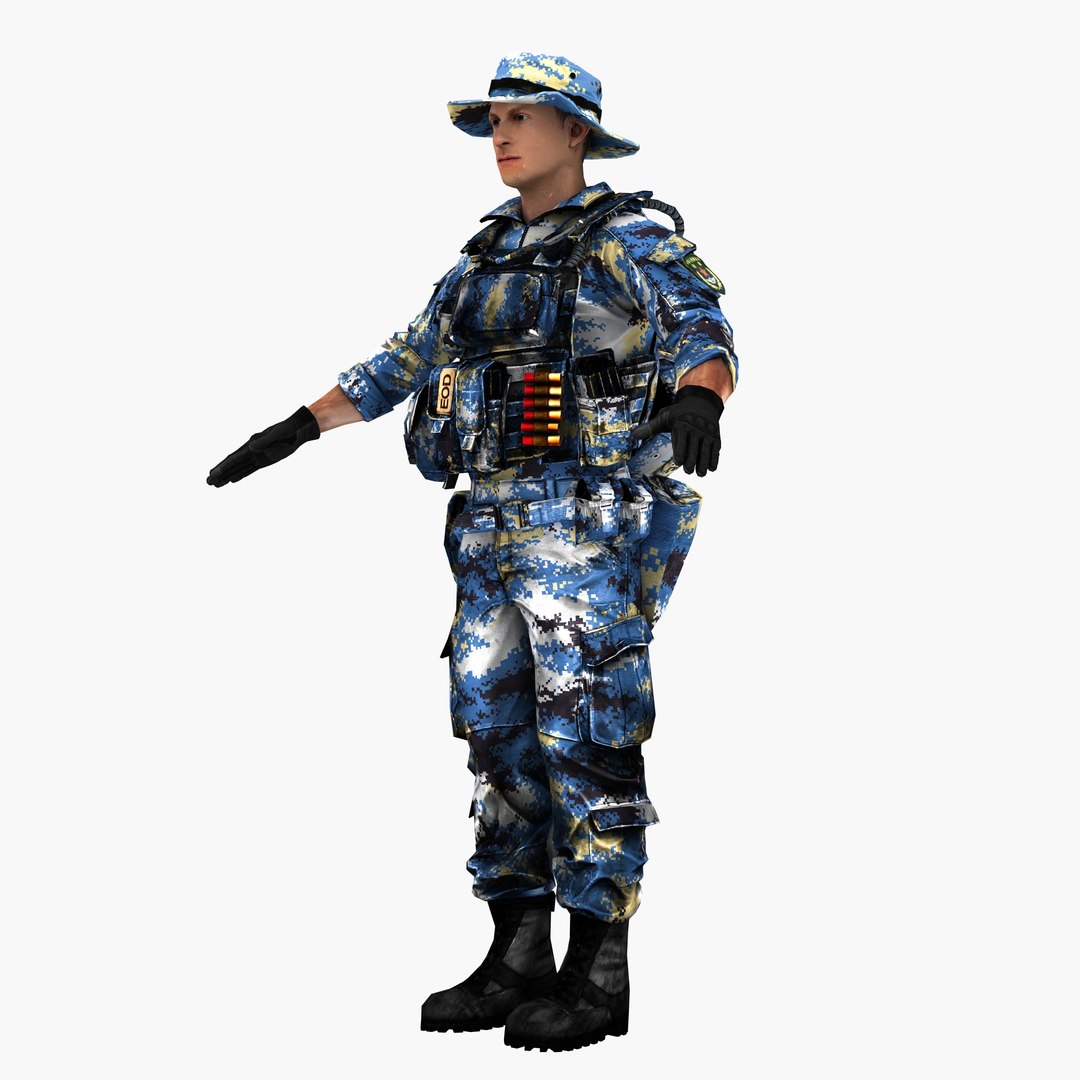 Pla Chinese Soldier 3D Model - TurboSquid 1668787