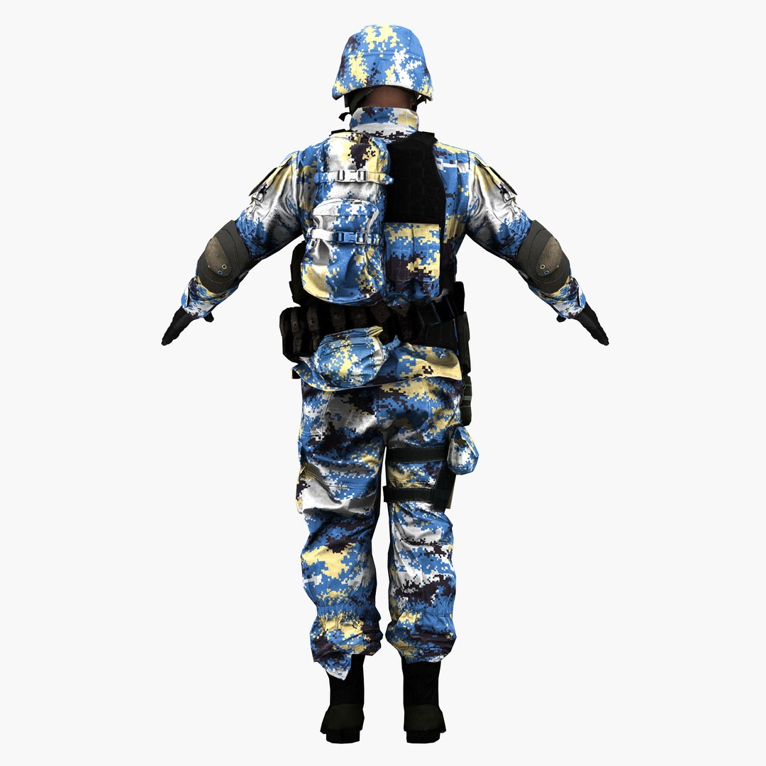 Pla Chinese Soldier 3D Model - TurboSquid 1668787