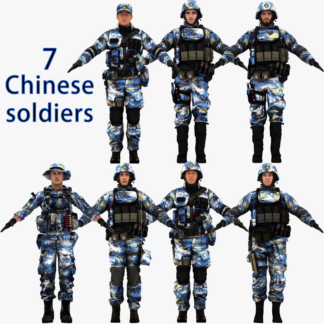 Pla chinese soldier 3D model - TurboSquid 1668787