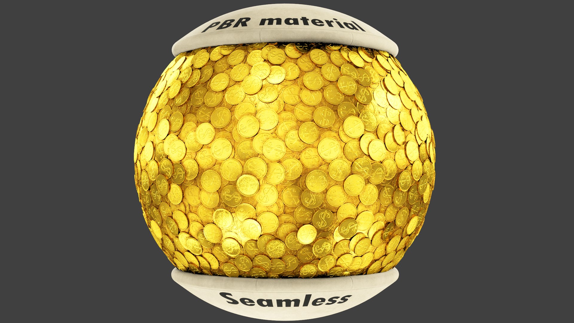 Coins PBR Seamless Material V1 3D Model - TurboSquid 1956327