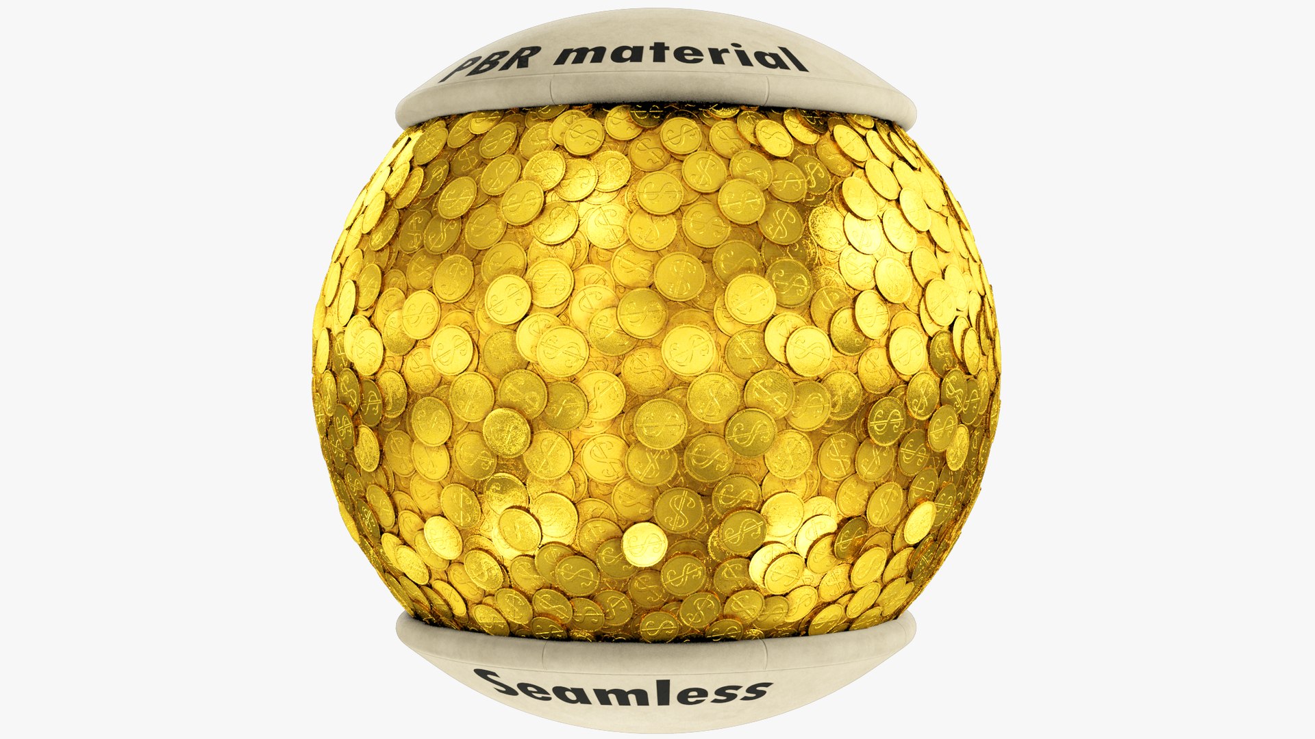 Coins PBR Seamless Material V1 3D Model - TurboSquid 1956327
