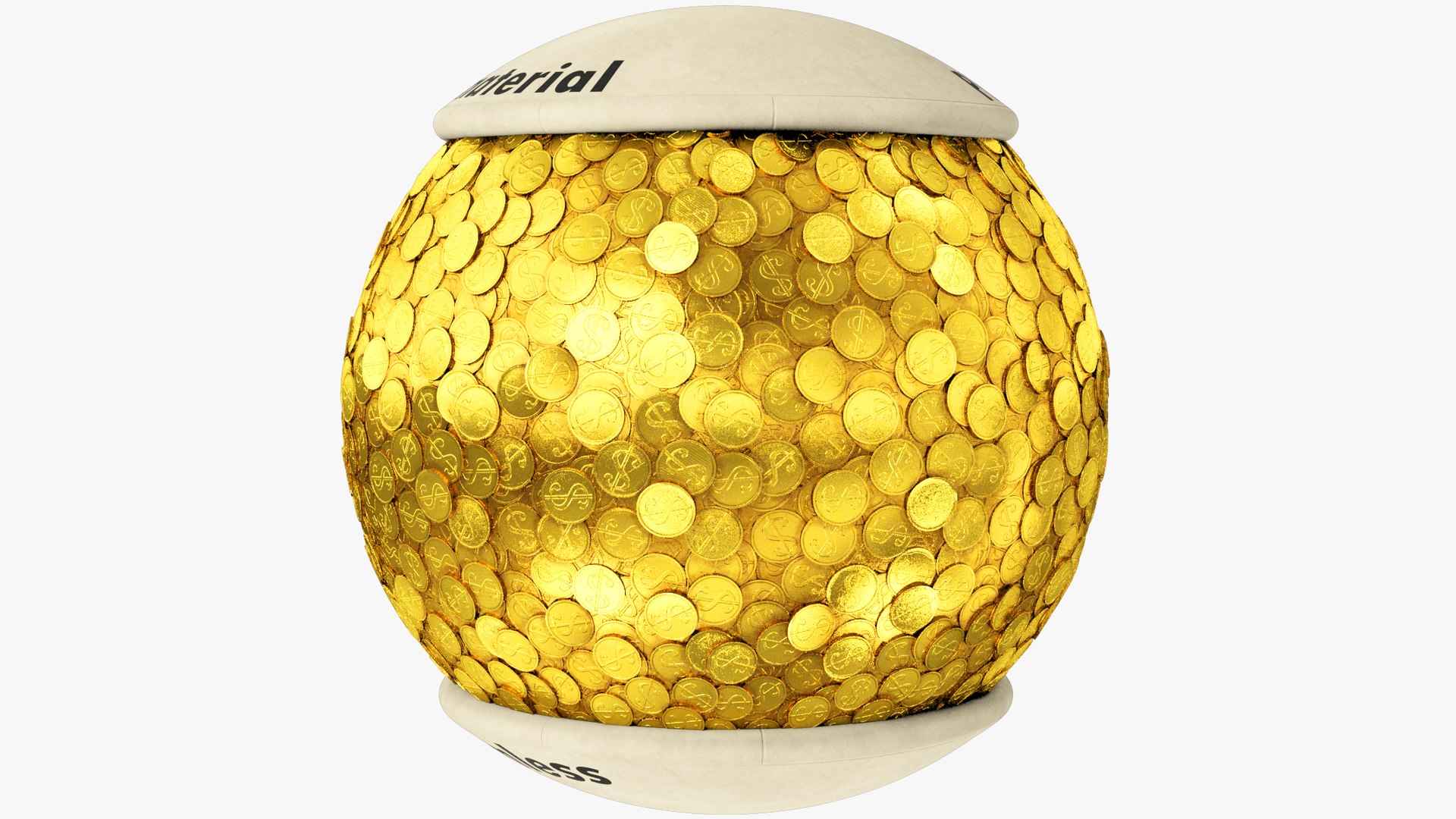 Coins PBR Seamless Material V1 3D Model - TurboSquid 1956327