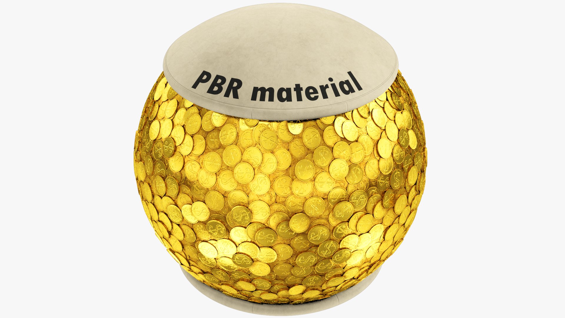 Coins PBR Seamless Material V1 3D Model - TurboSquid 1956327