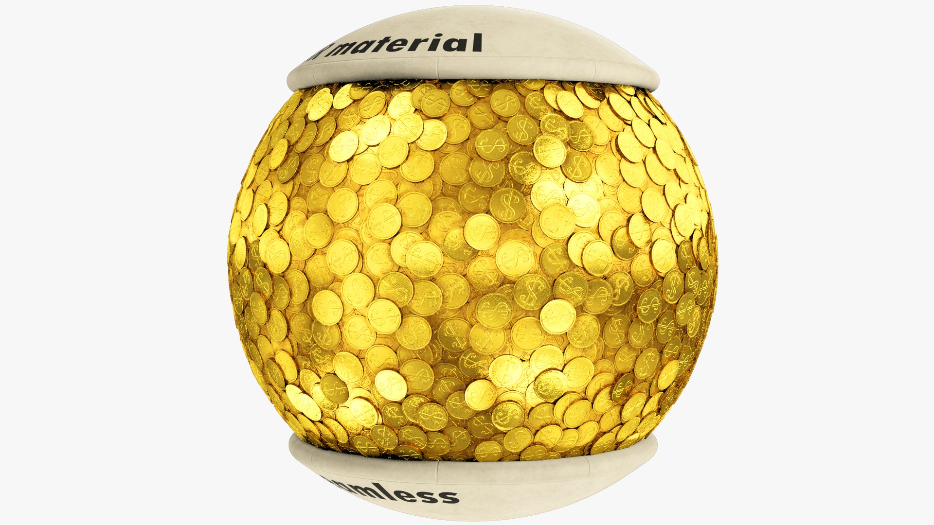 Coins PBR Seamless Material V1 3D Model - TurboSquid 1956327