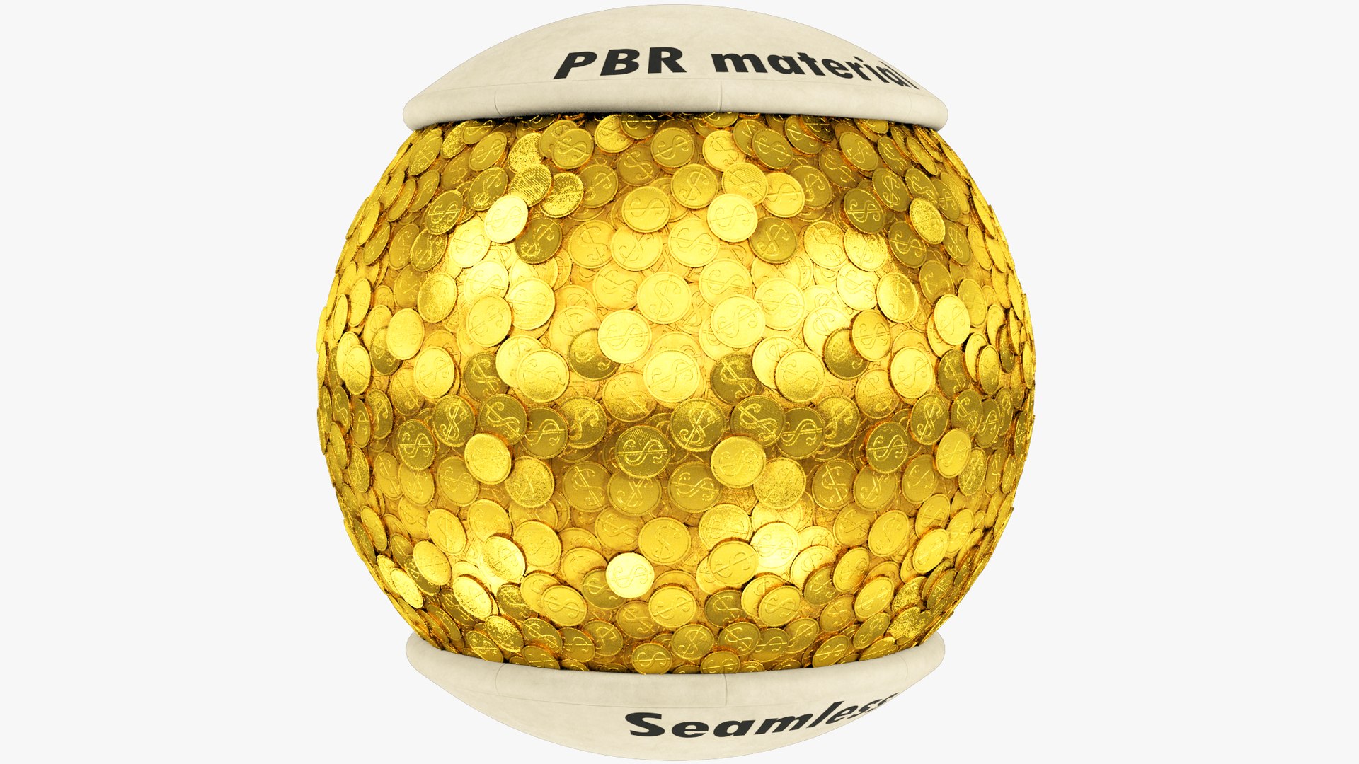Coins PBR Seamless Material V1 3D Model - TurboSquid 1956327