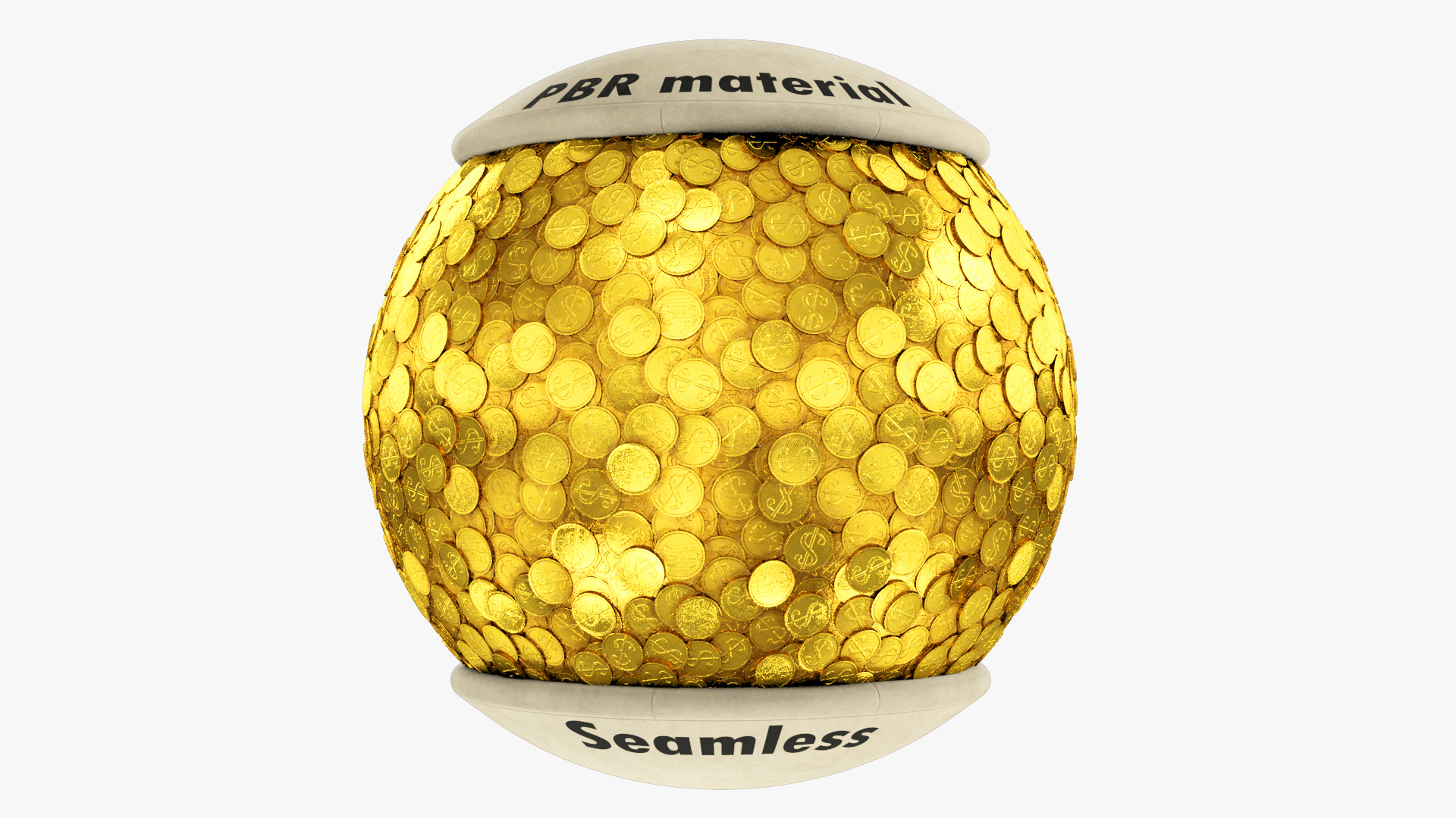 Coins PBR Seamless Material V1 3D Model - TurboSquid 1956327
