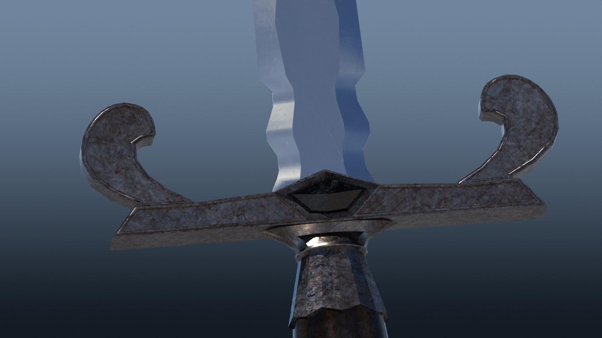 Medieval Dagger With Jewel 3D - TurboSquid 2251359