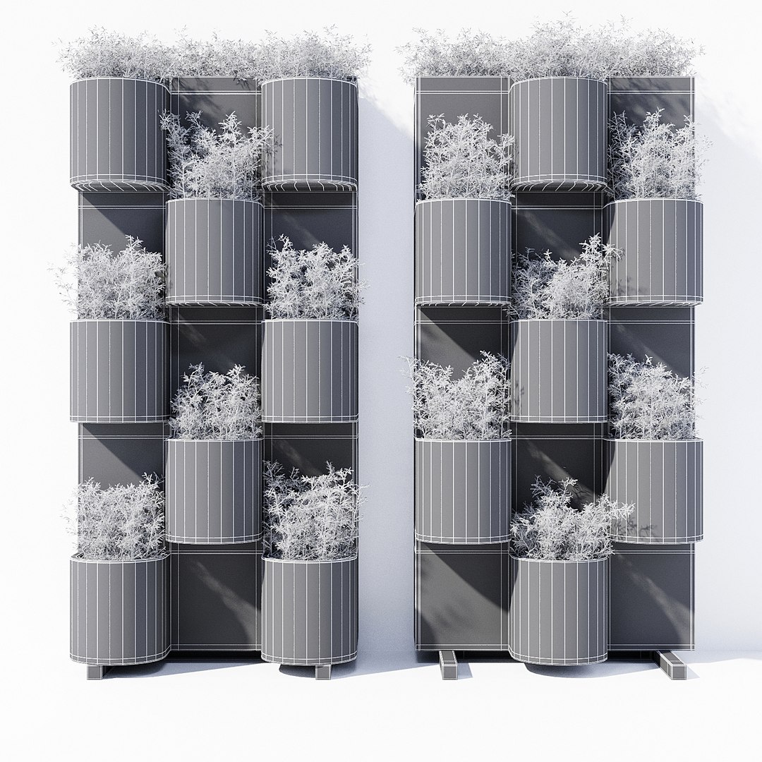 3D Garden Vertical Stand - TurboSquid 1246118