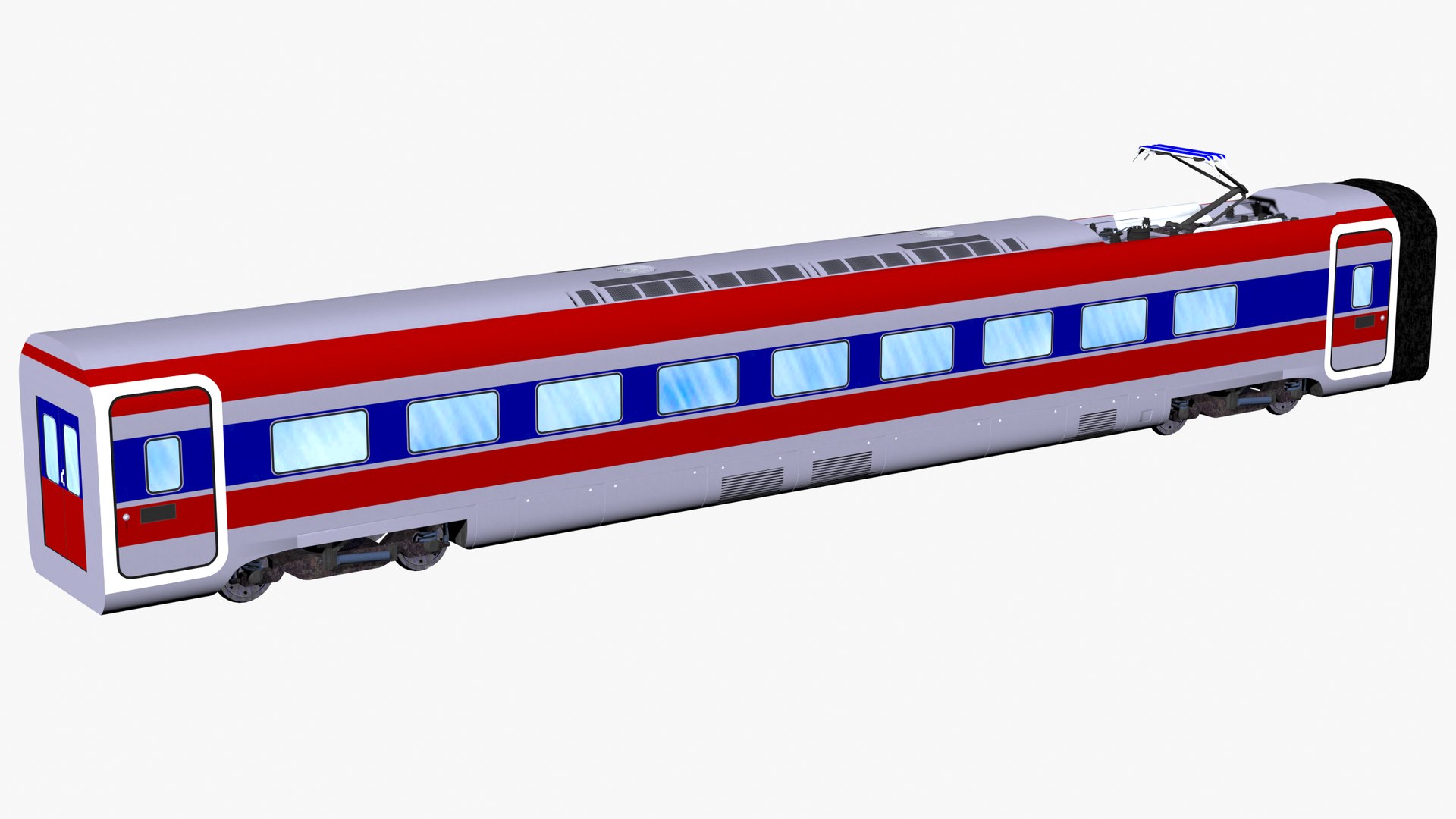 3D Etr 1000 Frecciarossa High Speed Passenger Train Model - TurboSquid 2038265