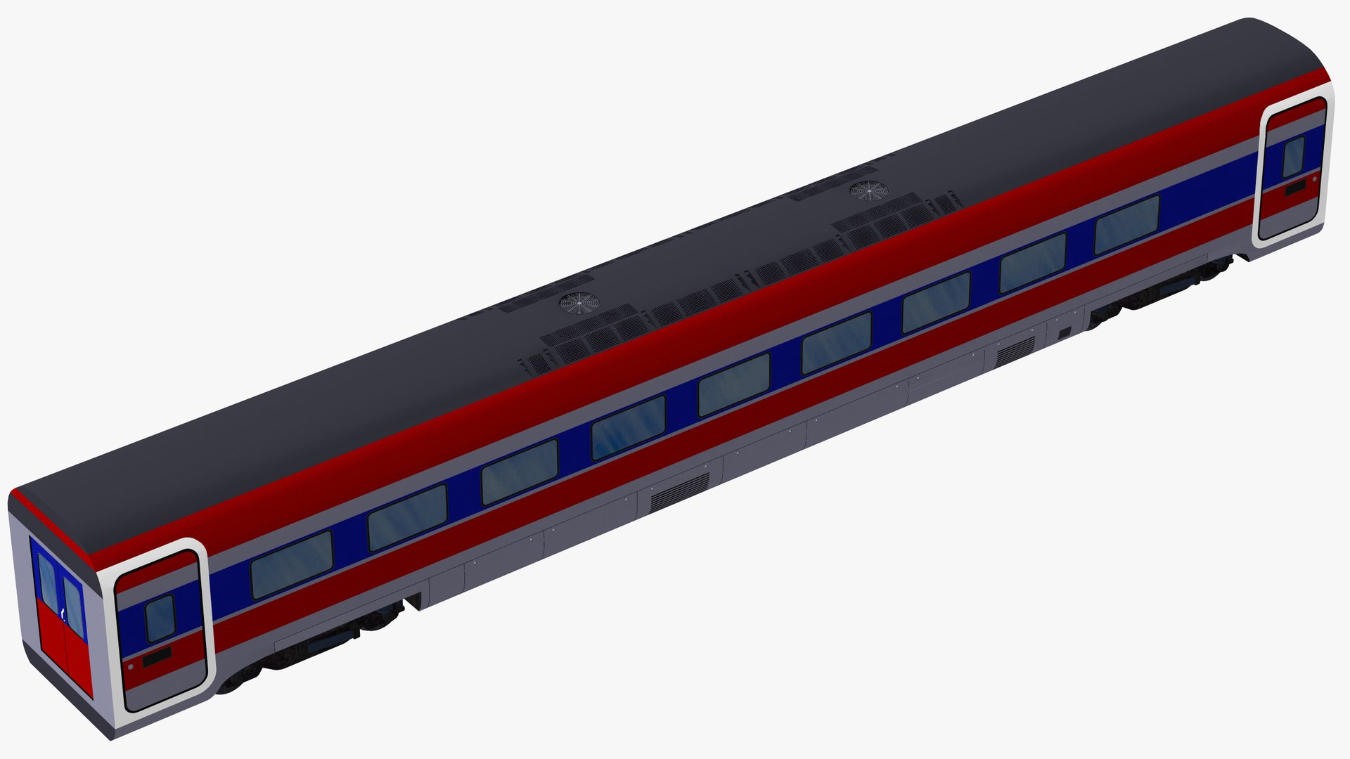 3D Etr 1000 Frecciarossa High Speed Passenger Train Model - TurboSquid ...