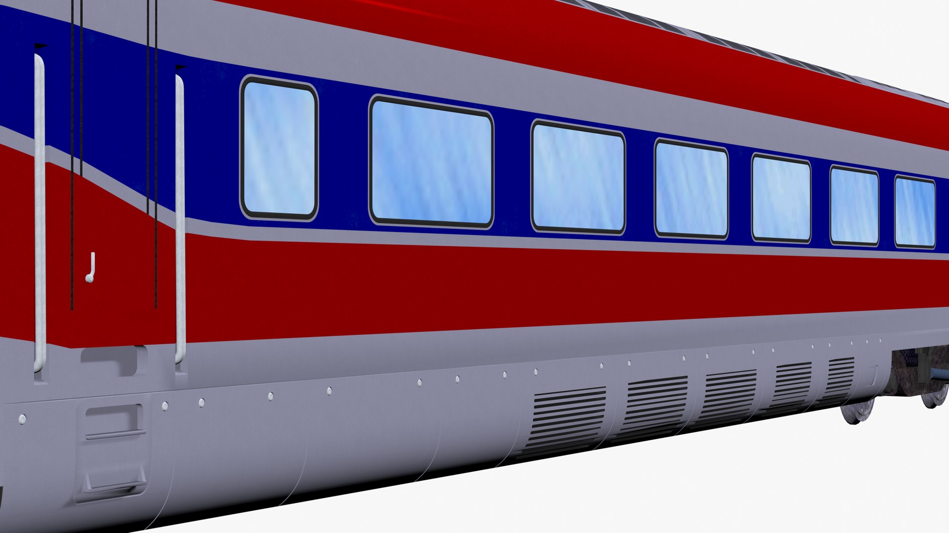 3D Etr 1000 Frecciarossa High Speed Passenger Train Model - TurboSquid 2038265
