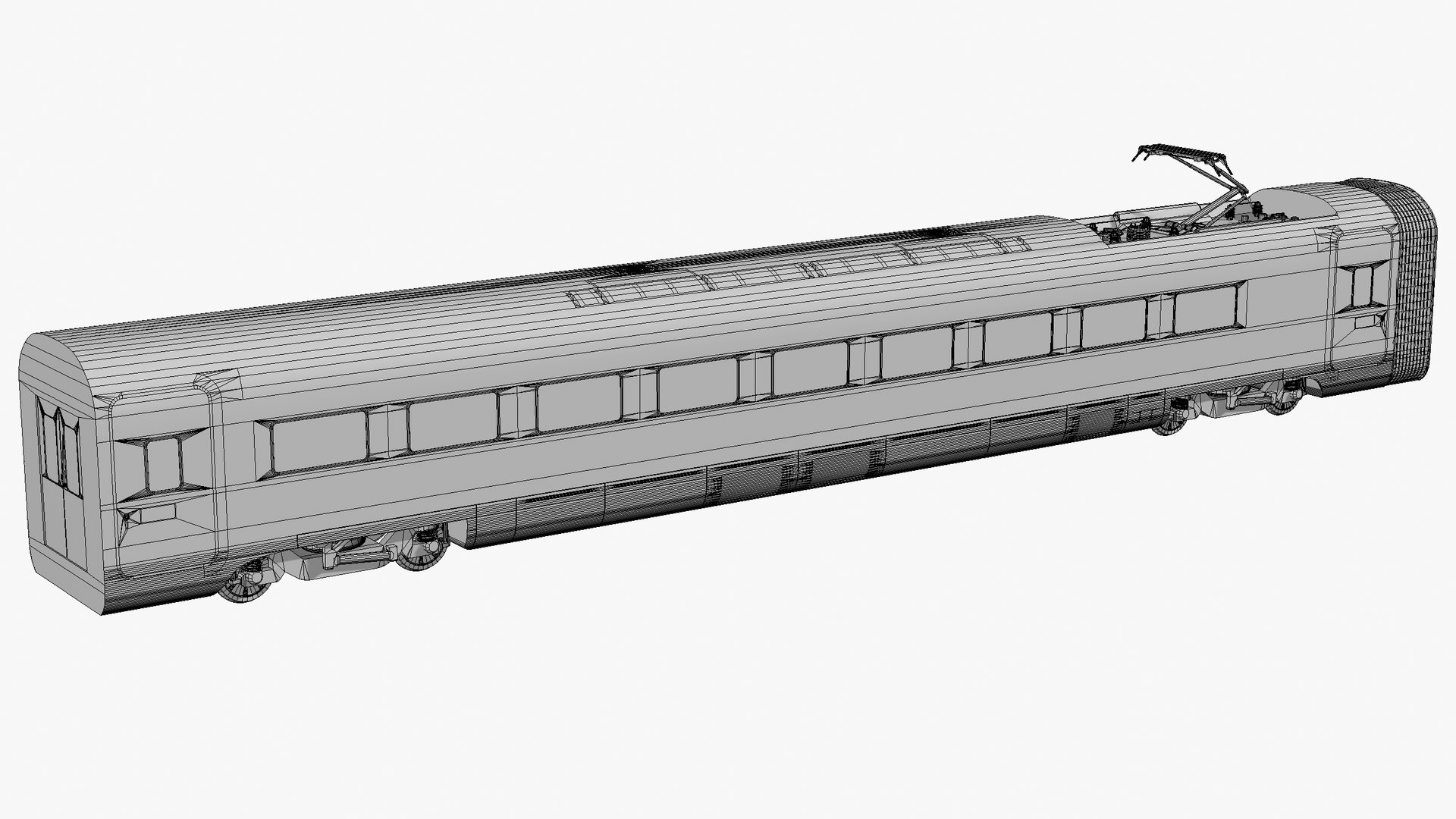 3D Etr 1000 Frecciarossa High Speed Passenger Train Model - TurboSquid ...