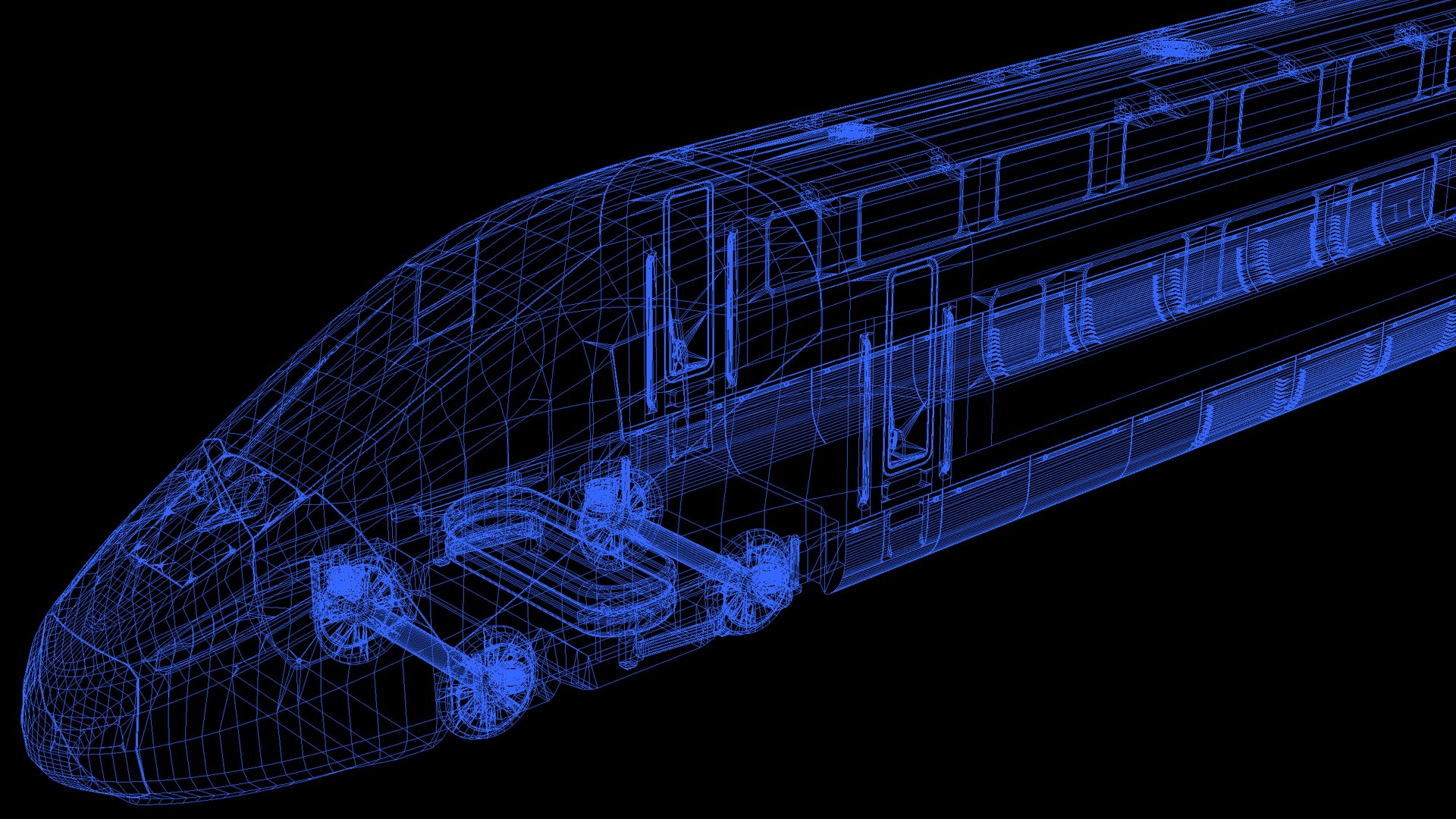3D Etr 1000 Frecciarossa High Speed Passenger Train Model - TurboSquid ...