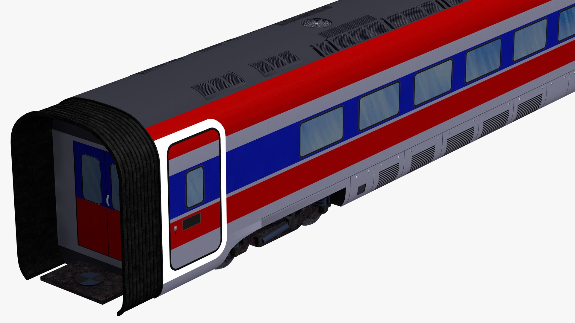 3D Etr 1000 Frecciarossa High Speed Passenger Train Model - TurboSquid 2038265