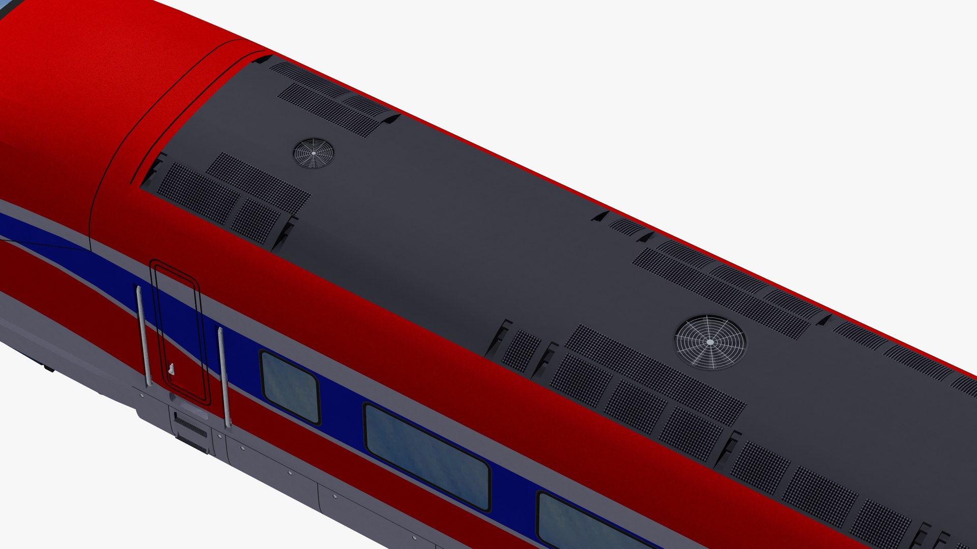 3D Etr 1000 Frecciarossa High Speed Passenger Train Model - TurboSquid 2038265