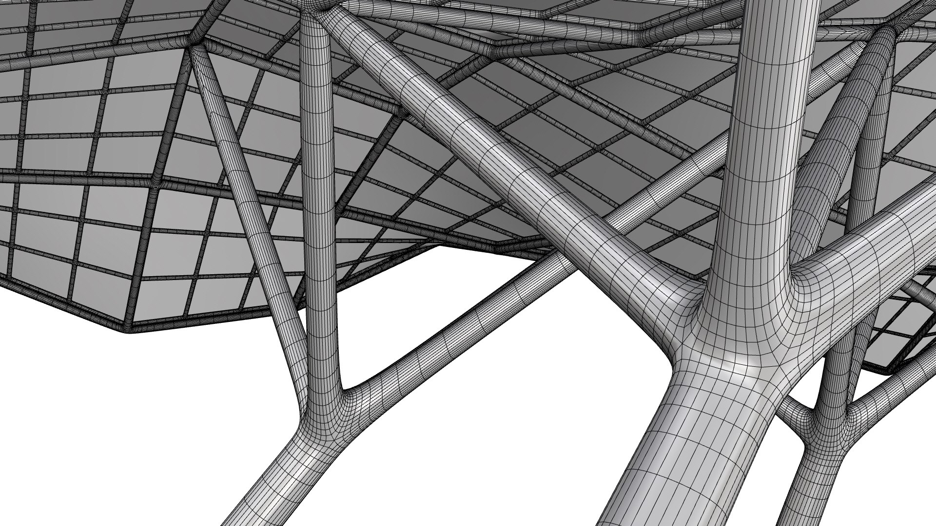 3D Tree Structure Pavilion 01 Polygonal - TurboSquid 2254683