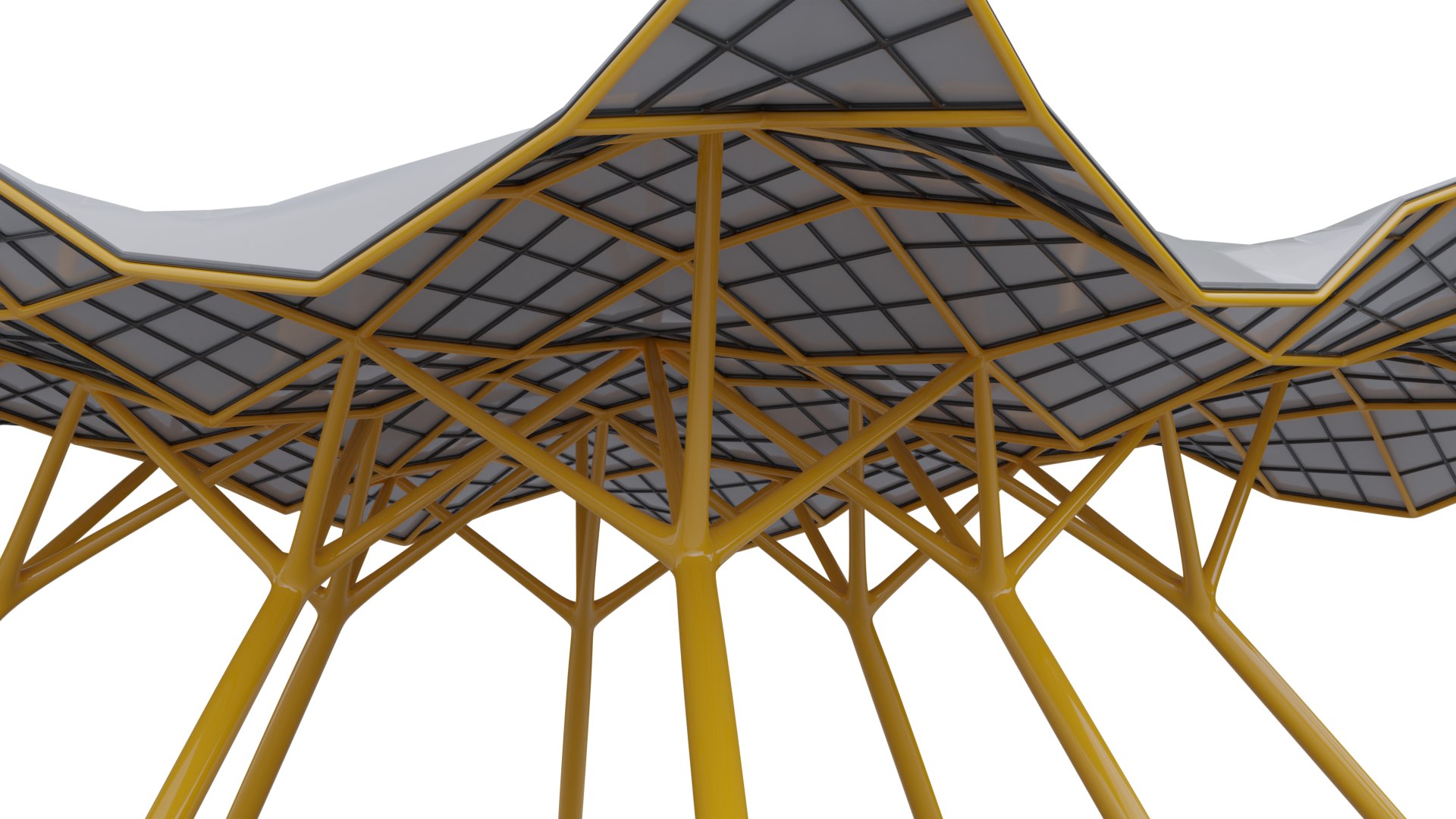 3D Tree Structure Pavilion 01 Polygonal - TurboSquid 2254683
