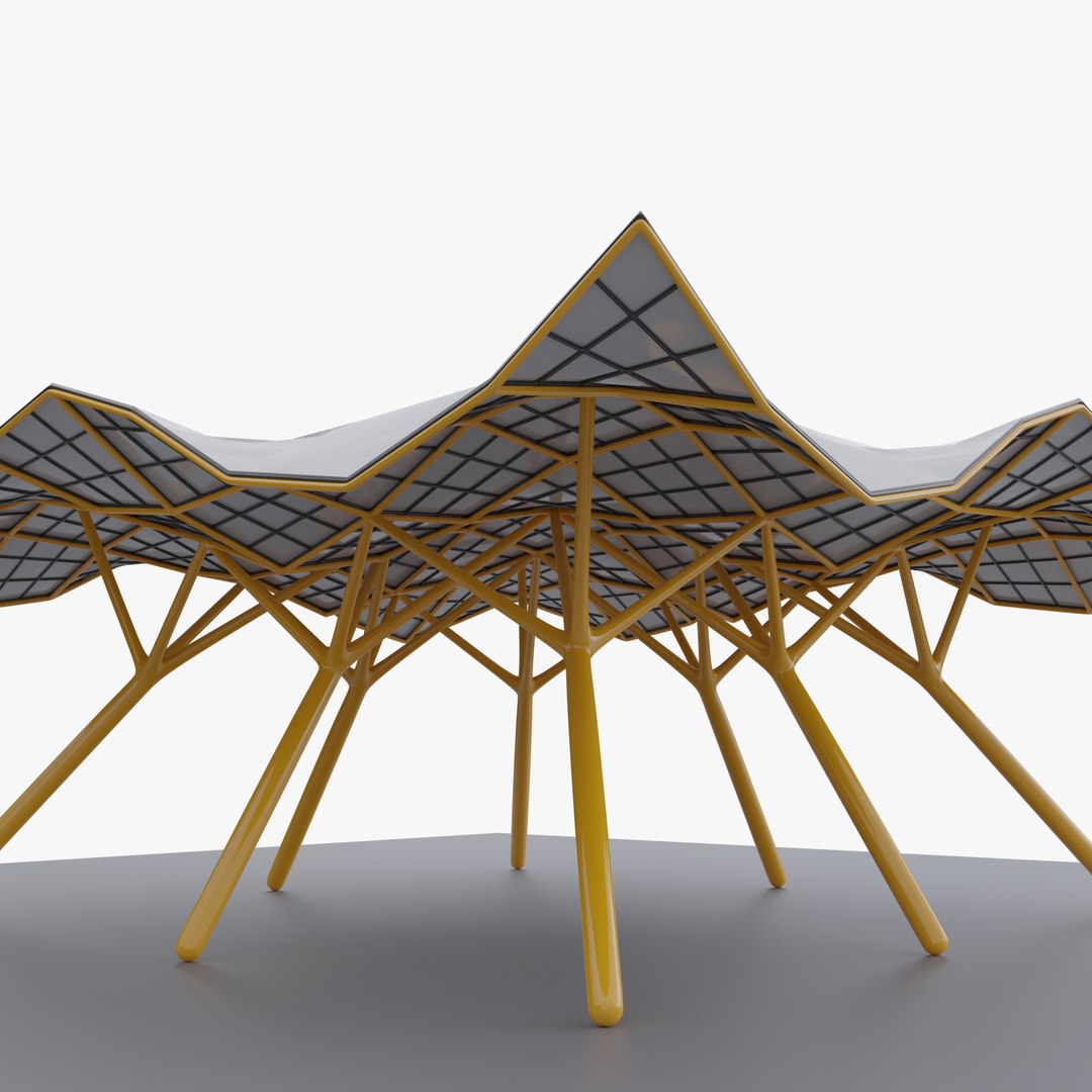 3D Tree Structure Pavilion 01 Polygonal - TurboSquid 2254683