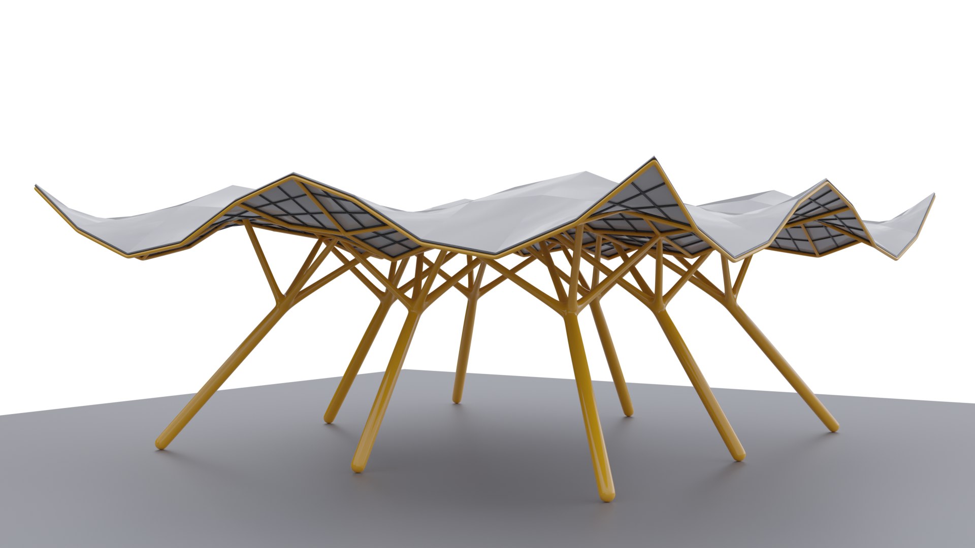 3D Tree Structure Pavilion 01 Polygonal - TurboSquid 2254683
